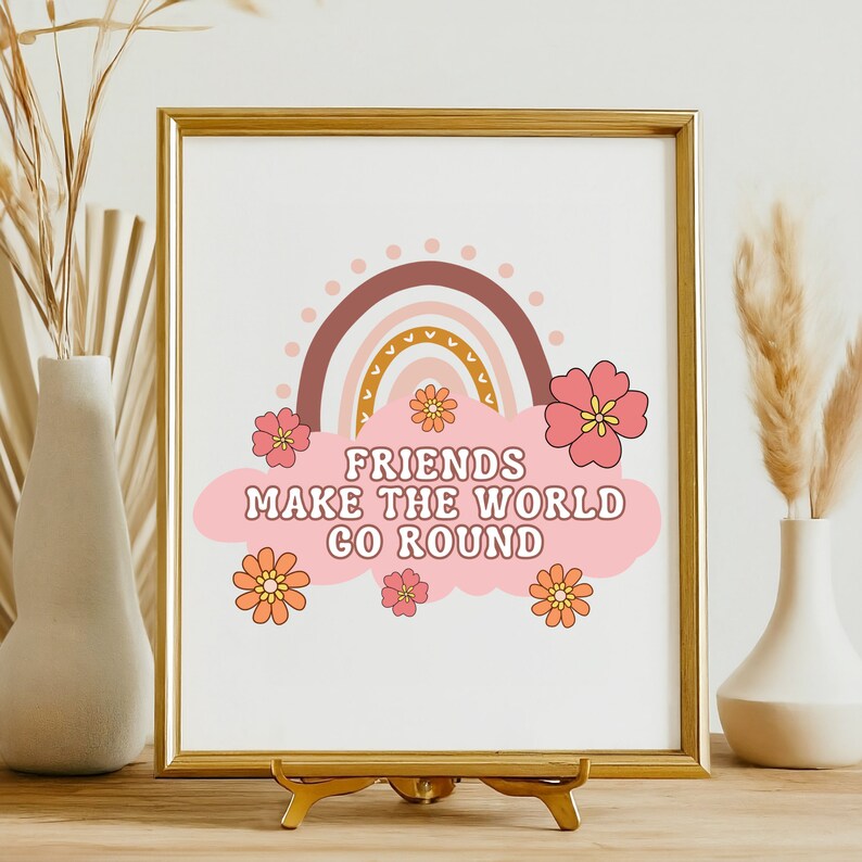 Retro Best Friends Svg Png Bundle, Groovy Friendship Svg, Best Friends ...