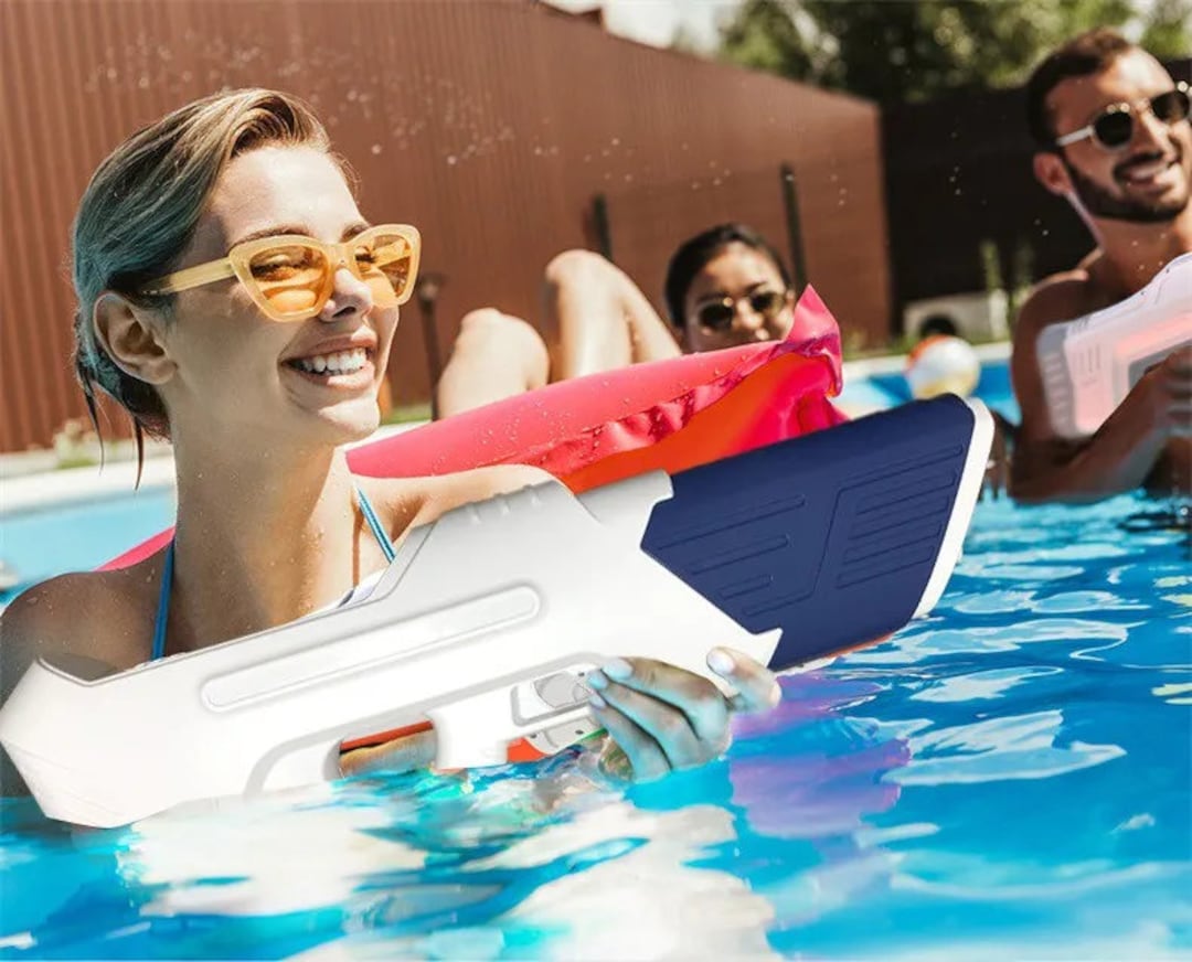 Upgraded Electric Water Gun Futuristic Design High-pressure Outdoor ...