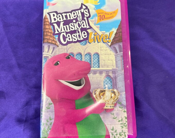 2000 Barney’s Musical Castle LIVE! VHS Tape - Etsy