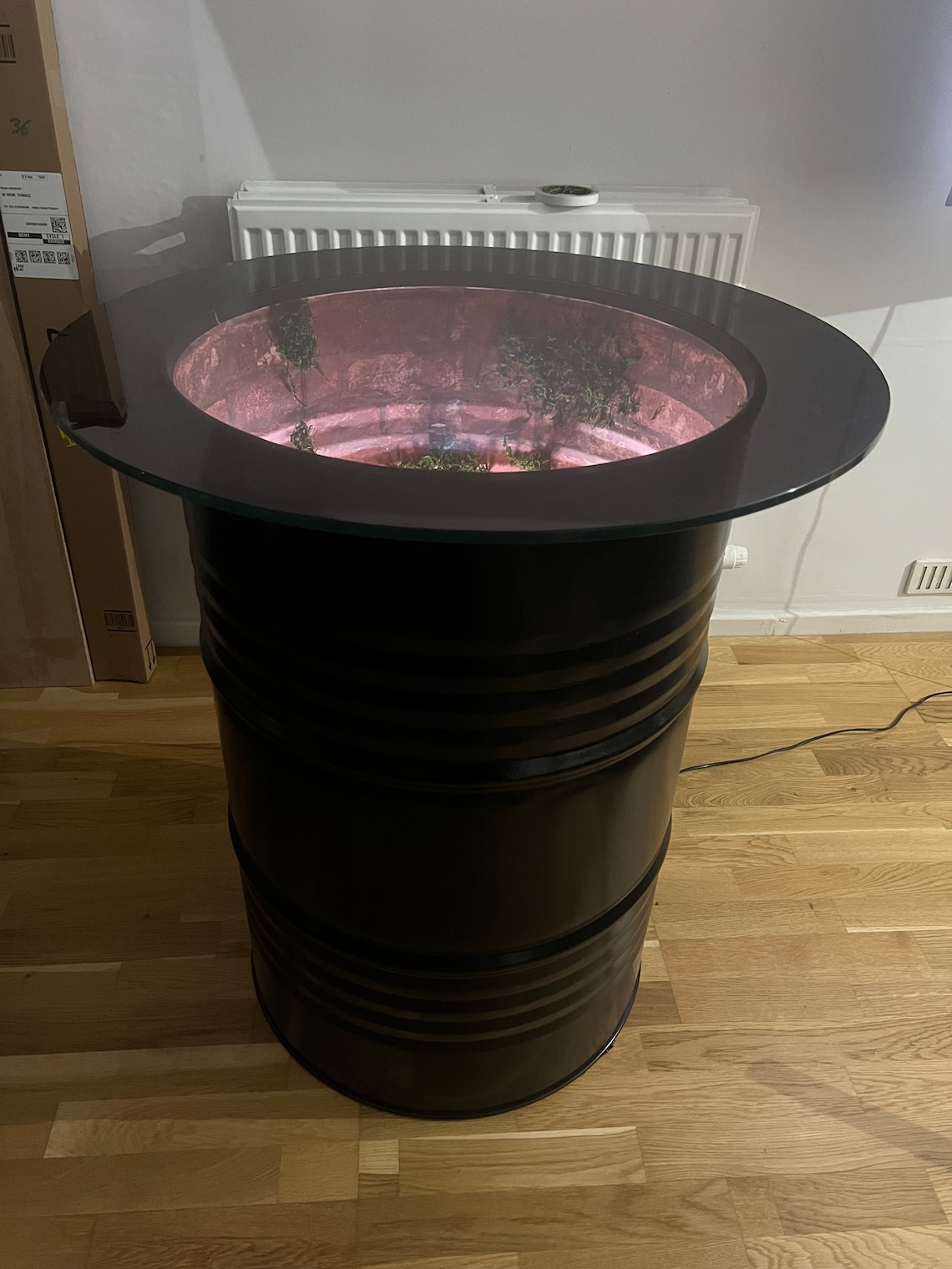 Infinity Oil Drum Table With Ladder - Etsy