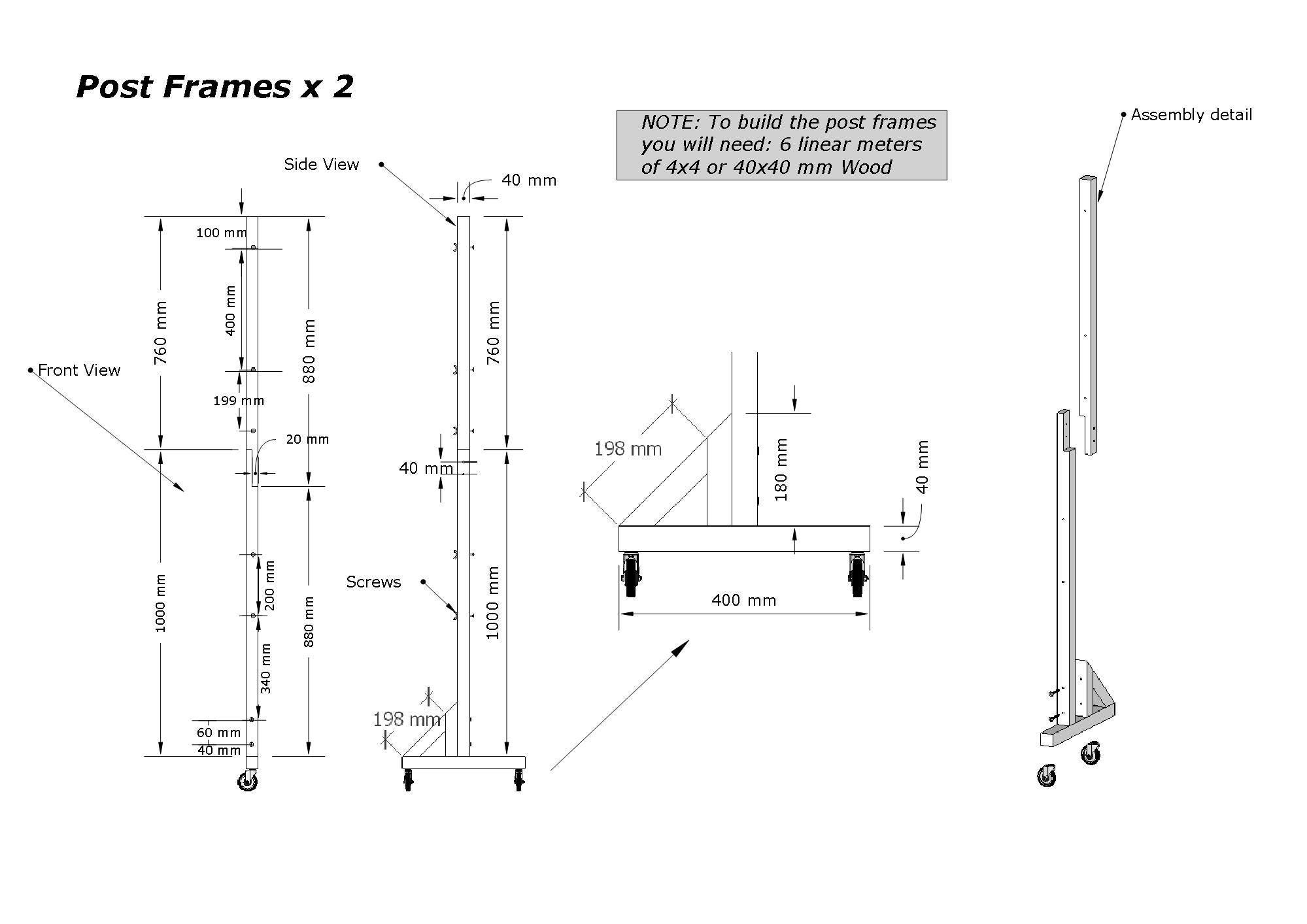 Digital Pegboard Display Stand Plan – PDF Blueprints + Cut List | Craft ...