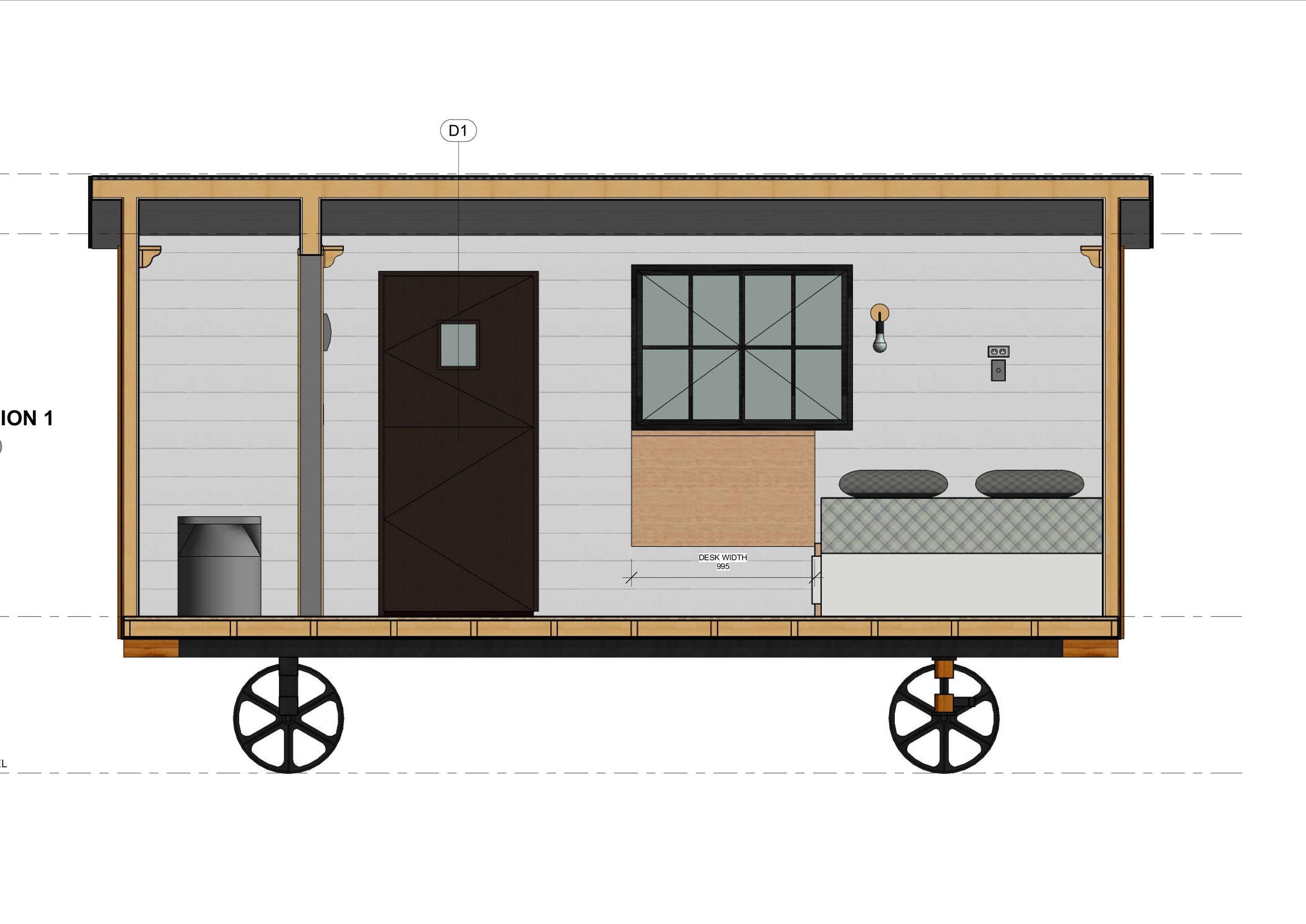 Shepherd Hut Plan DIY Build 2.5 X 5.5 Meters / 8 X 20 Ft | Complete ...