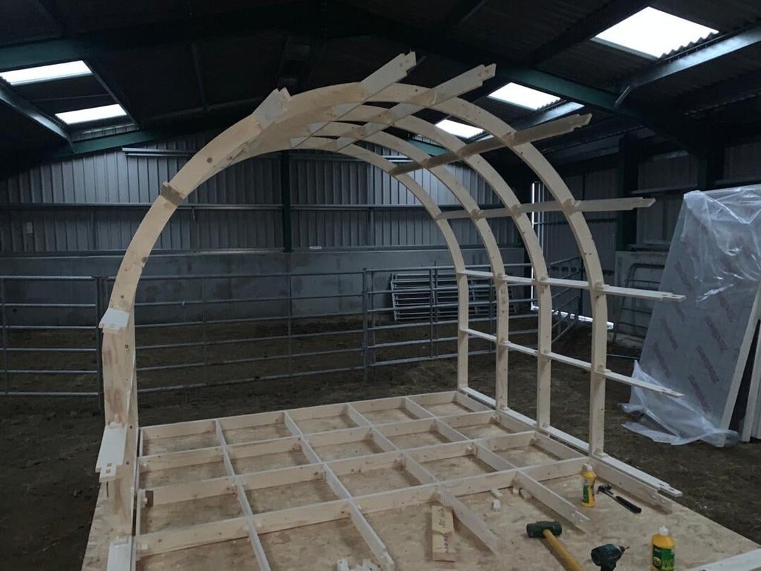 Glamping Pod Frame/cabin 8x20 Ft Vector Dxf/ai Files CNC Router. - Etsy