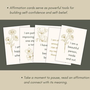Empowering Affirmation Cards, Daily Positive Mindset Affirmations ...
