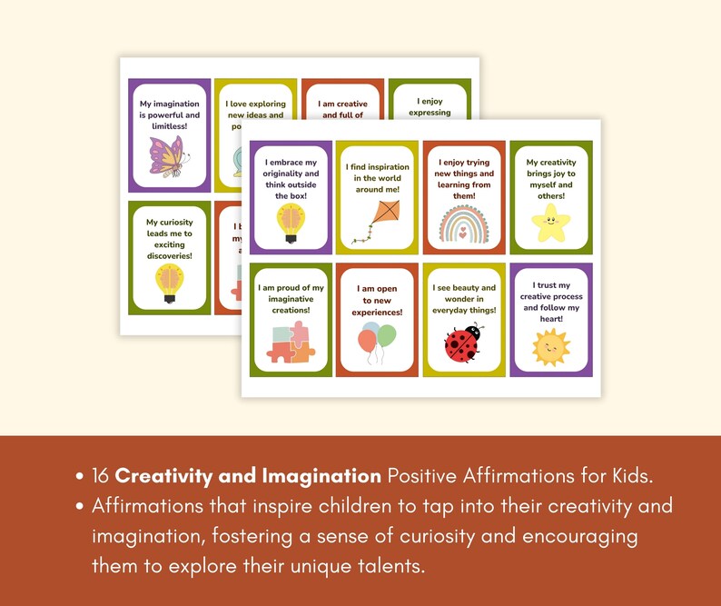 Confidence Courage Affirmation Card for Kids, Printable Children ...