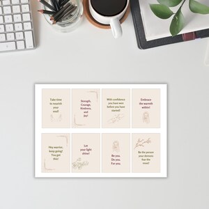 Motivational Printable Cards, Encouraging Quote Cards, Encouragement ...