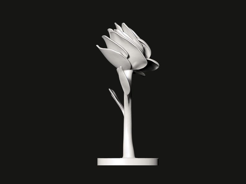 Flower 3D Printable Rose – 3D Digital STL File – Home or Gift - Etsy