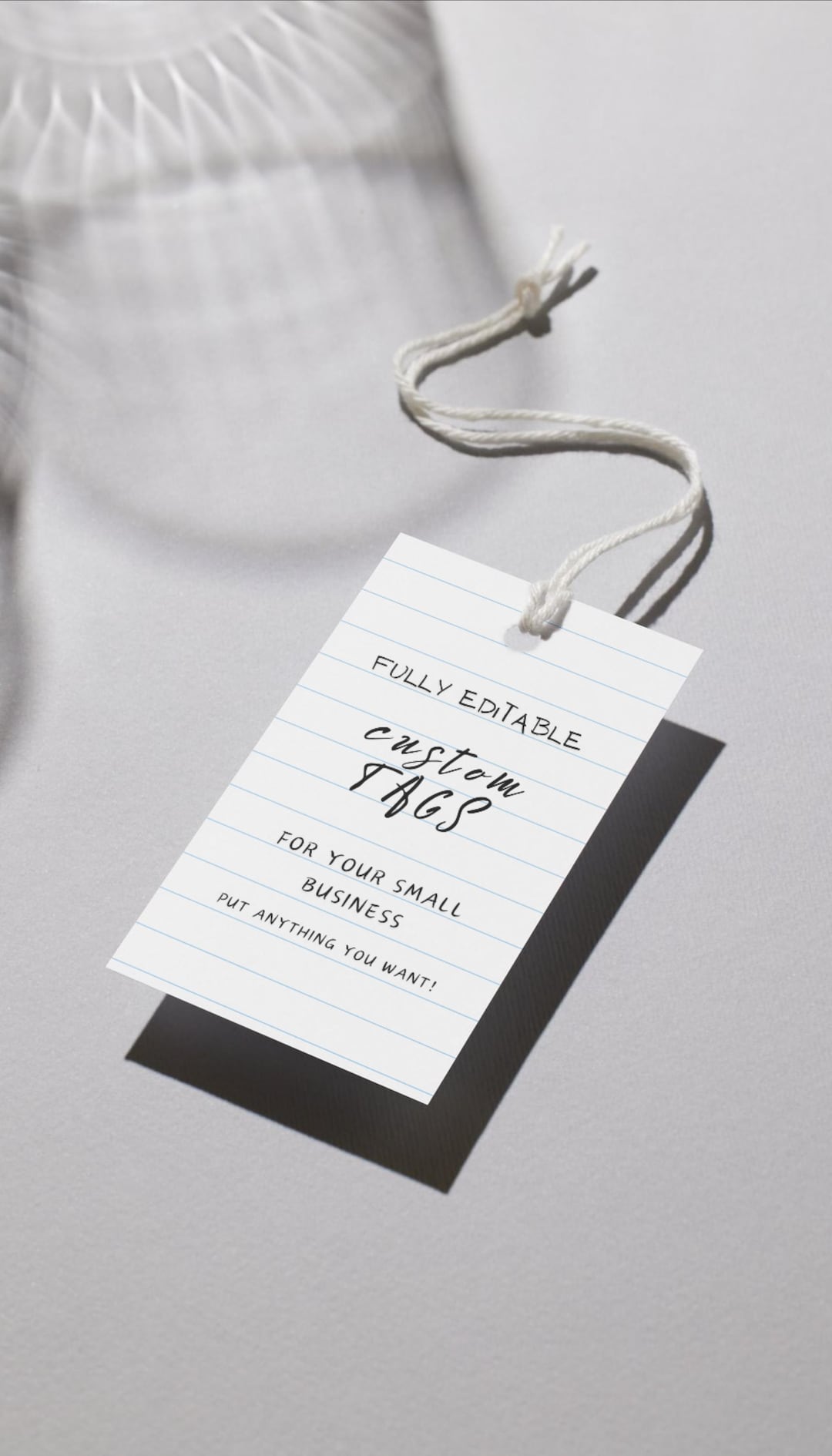 Editable Tags Instant Download | Customizable Tags for Business ...