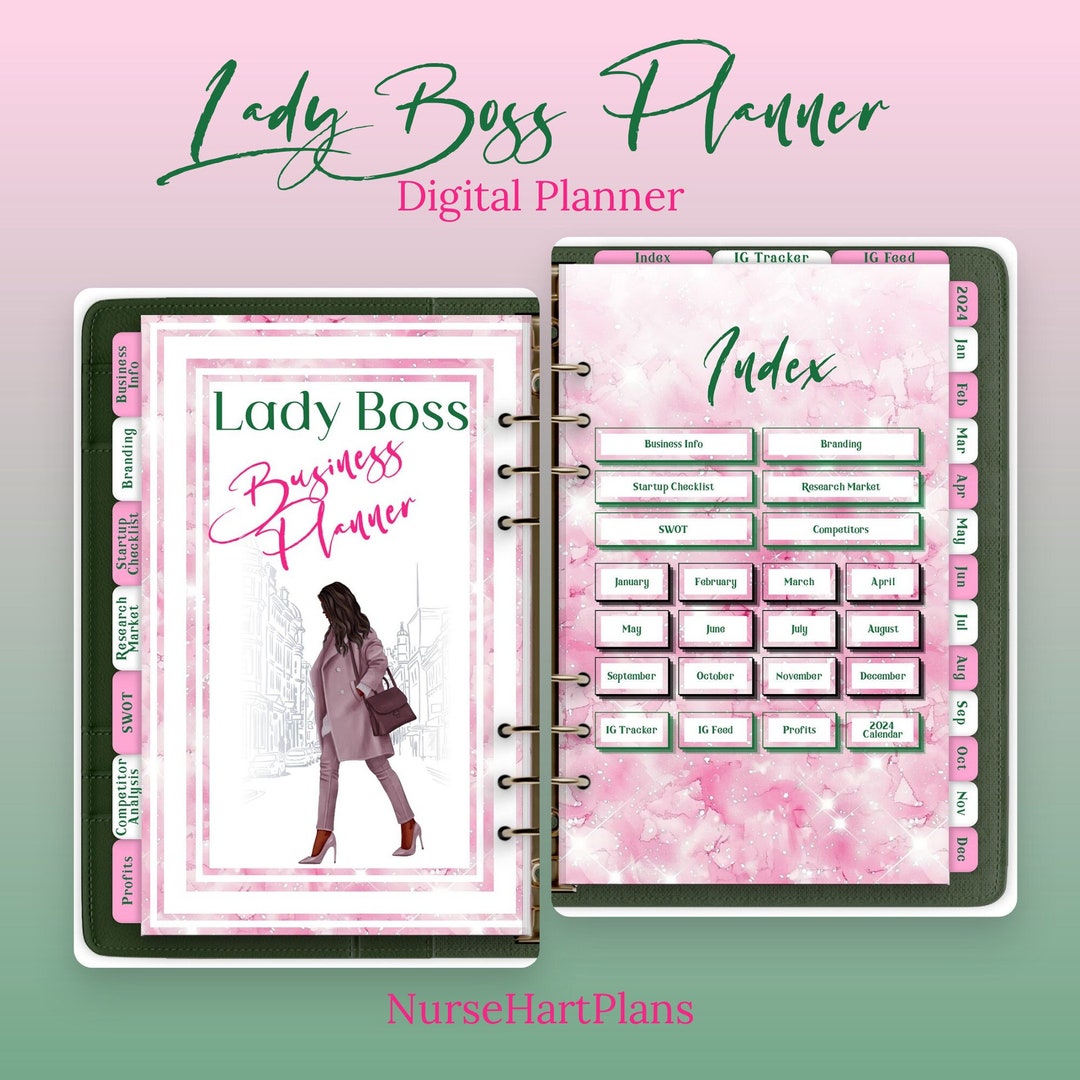 Lady Boss Business Planner - Etsy