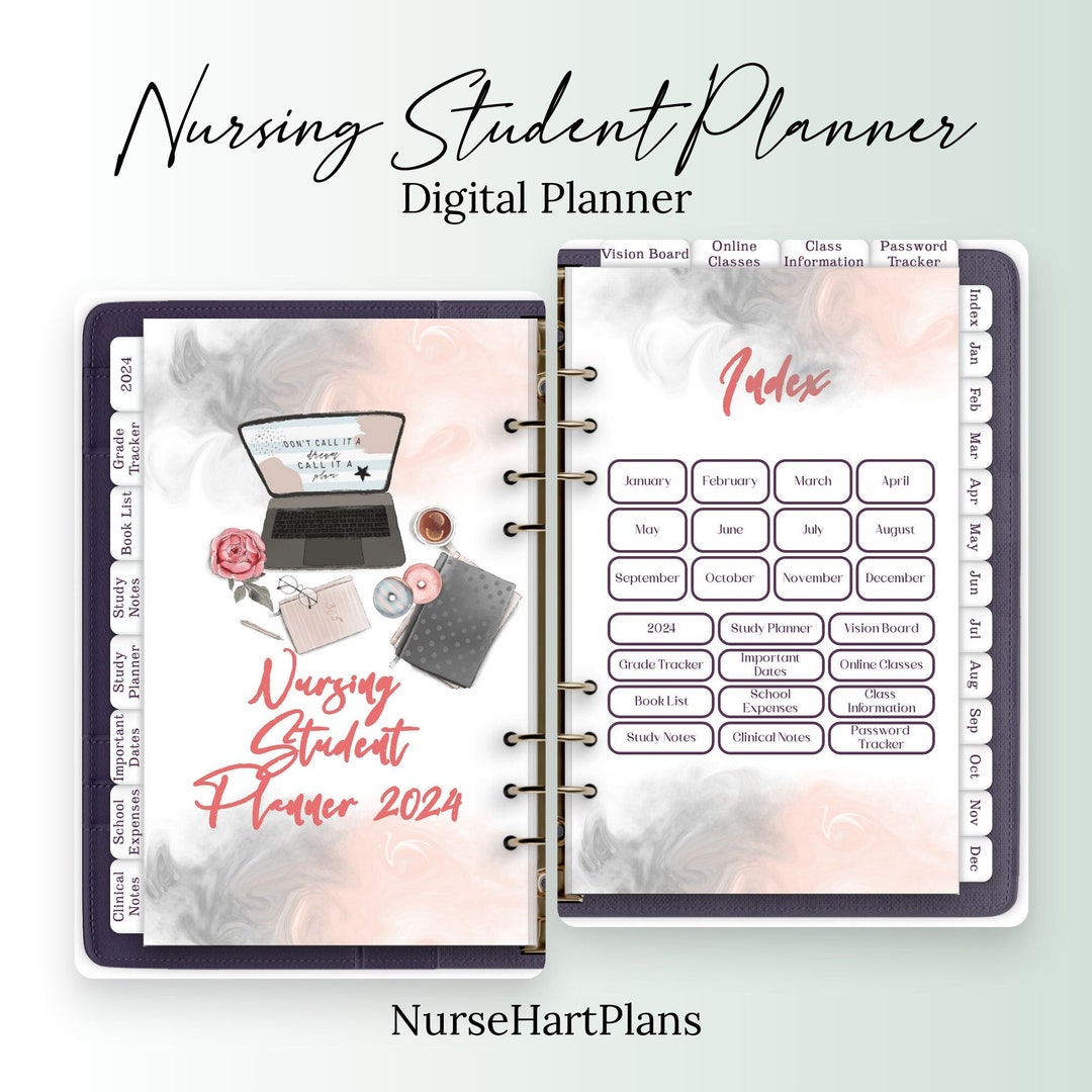 Nursing Student Planner - Etsy