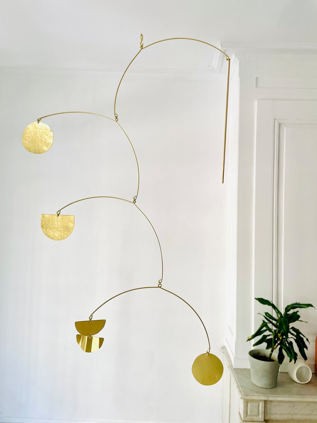 Emma Mobile. Personalized Baby Mobile. Kinetic Mobile. Home Decor ...