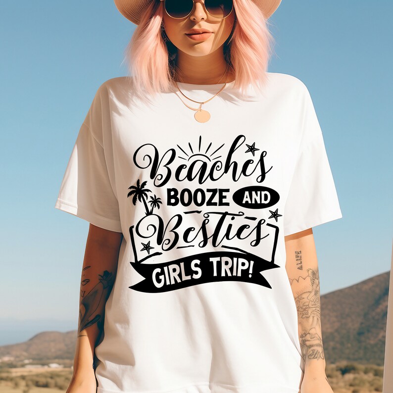 Beaches Booze Are Besties Girls Trip Shirt, Cowgirl Shirt, Feral Summer ...