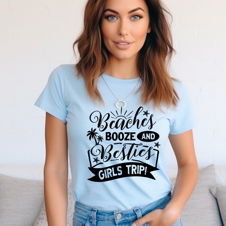 Beaches Booze Are Besties Girls Trip Shirt, Cowgirl Shirt, Feral Summer Girl Shirt, Girls ...