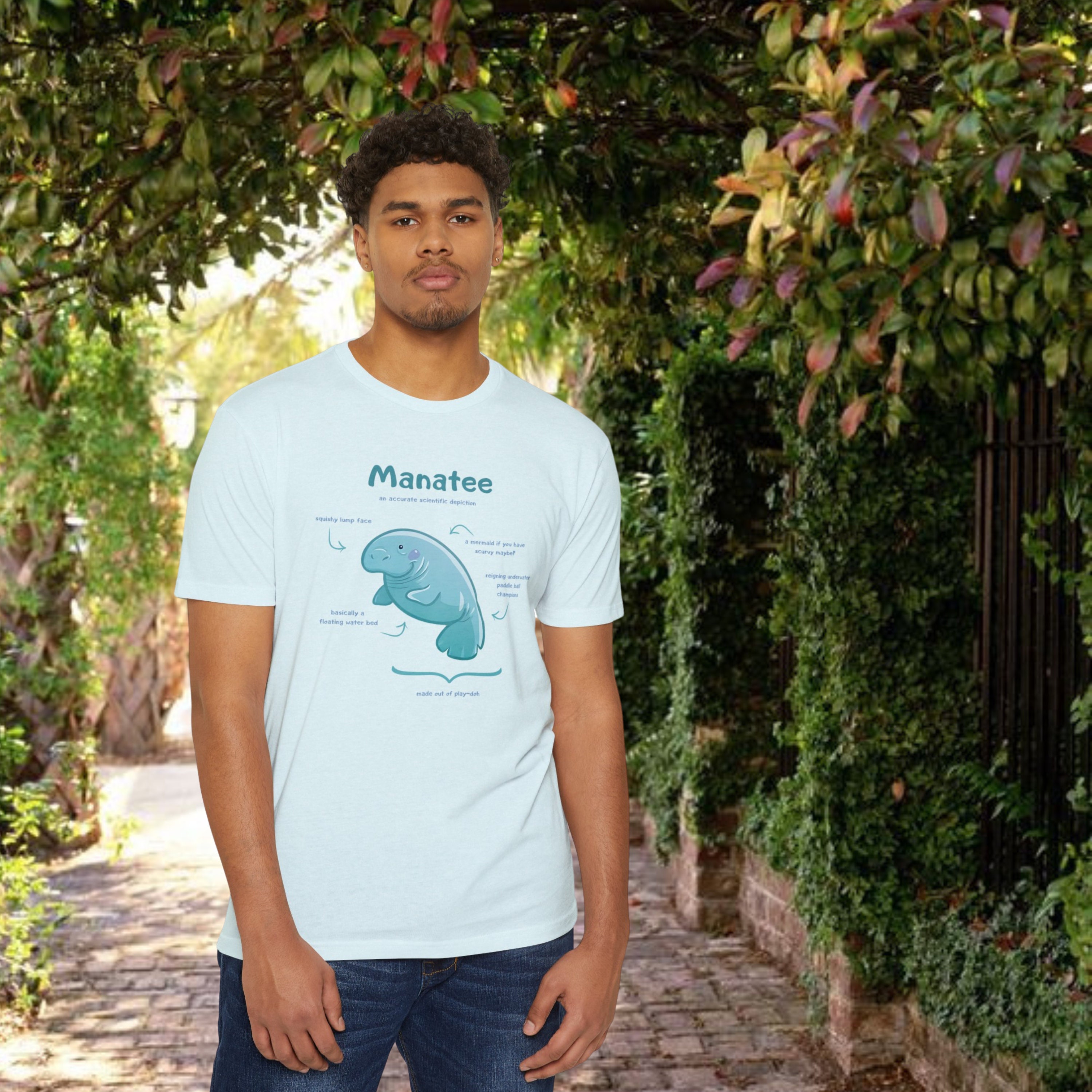 Manatee Shirt Anatomy of Manatee Shirt, Nature Shirt, Ocean Animals ...