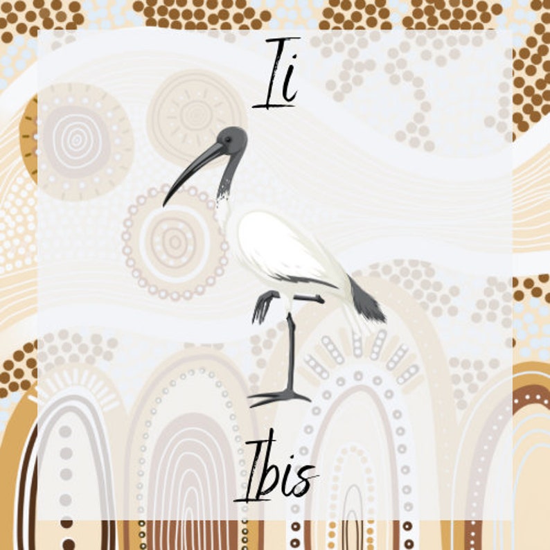 Aboriginal Classroom Alphabet Posters - Etsy Australia