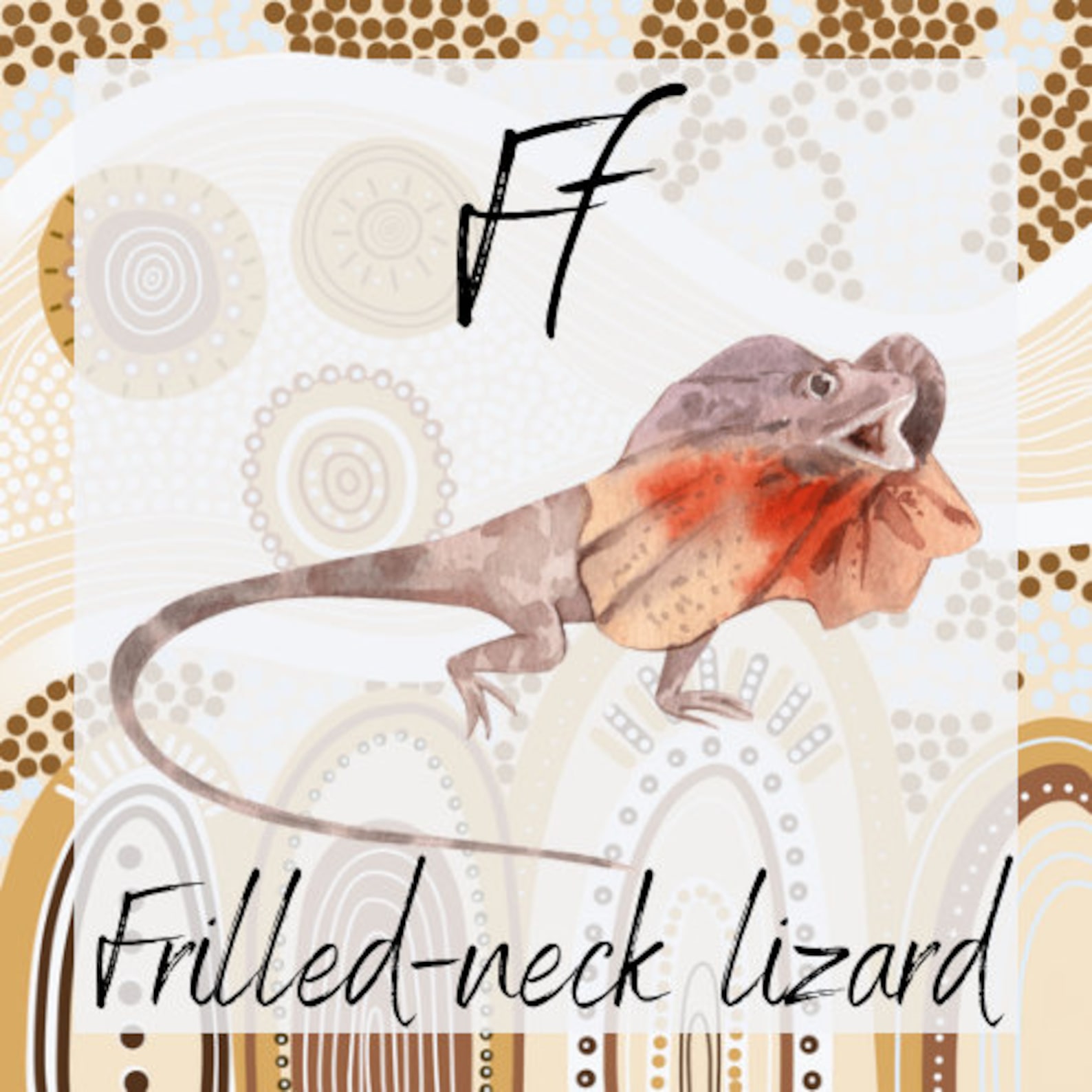 Aboriginal Classroom Alphabet Posters - Etsy Australia