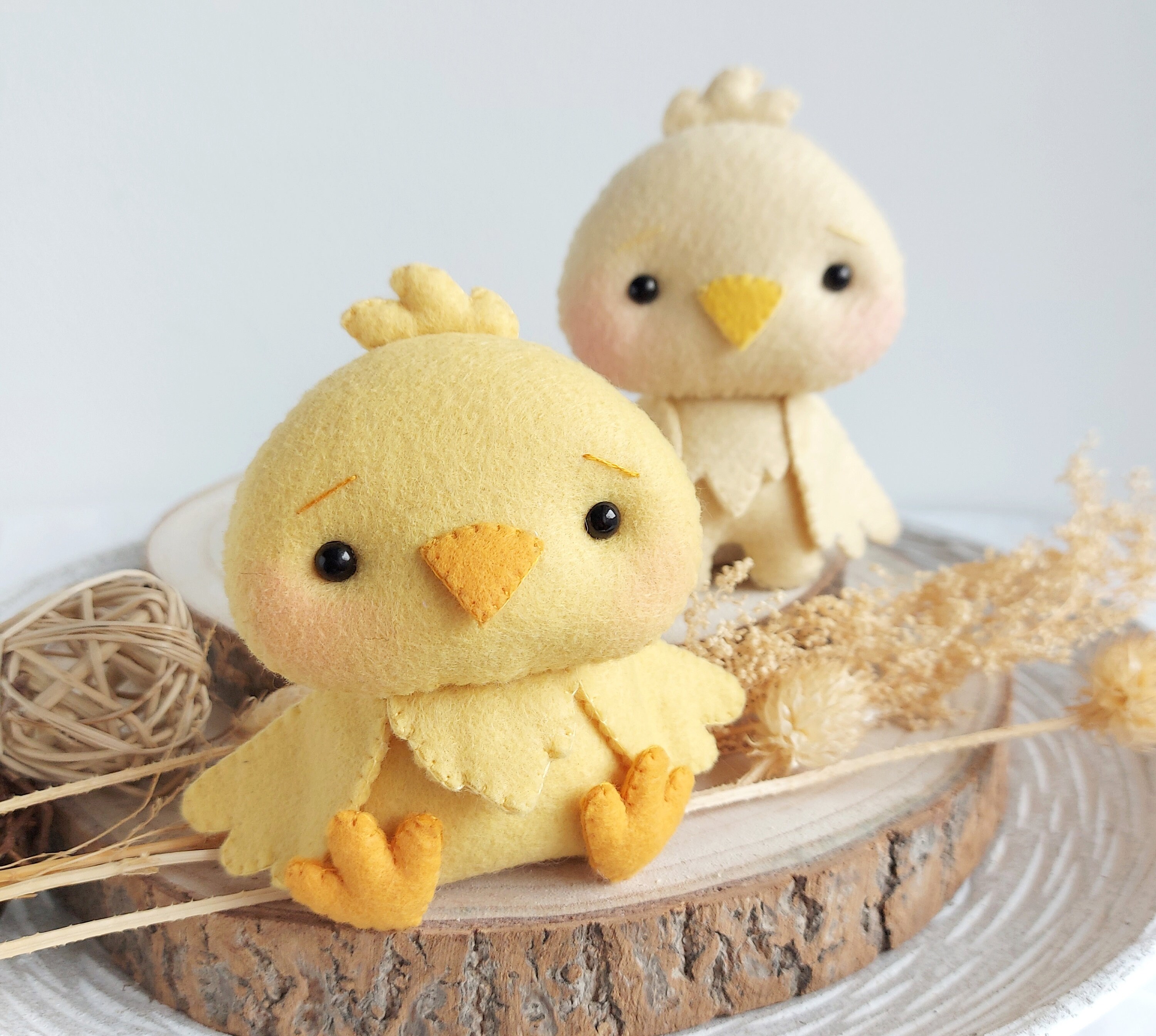 Felt Chicks PDF Pattern pdf Sewing Pattern, Woodland Animals, Digital ...