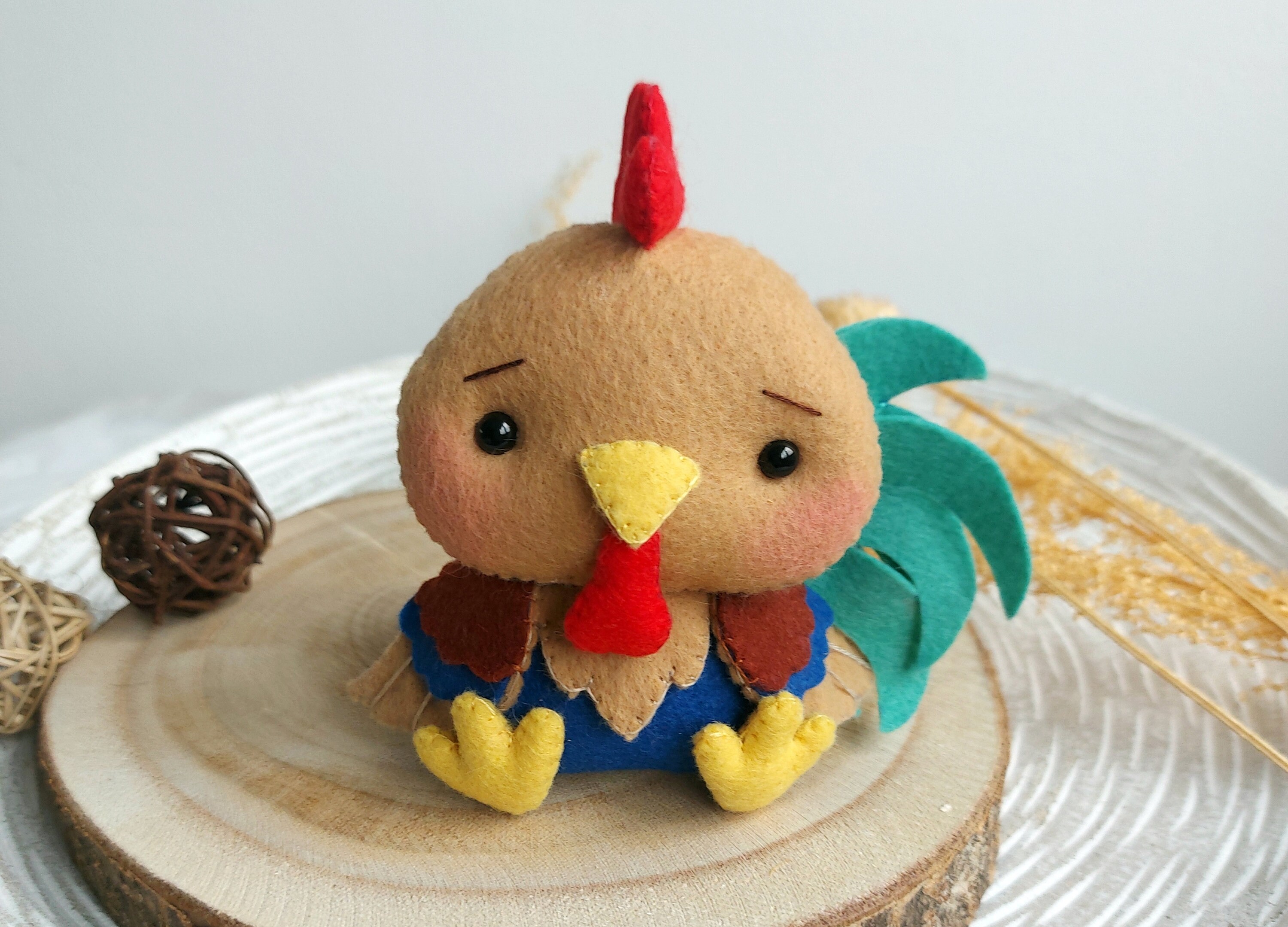 Felt Roosters PDF Pattern pdf Sewing Pattern, Woodland Animals, Digital ...