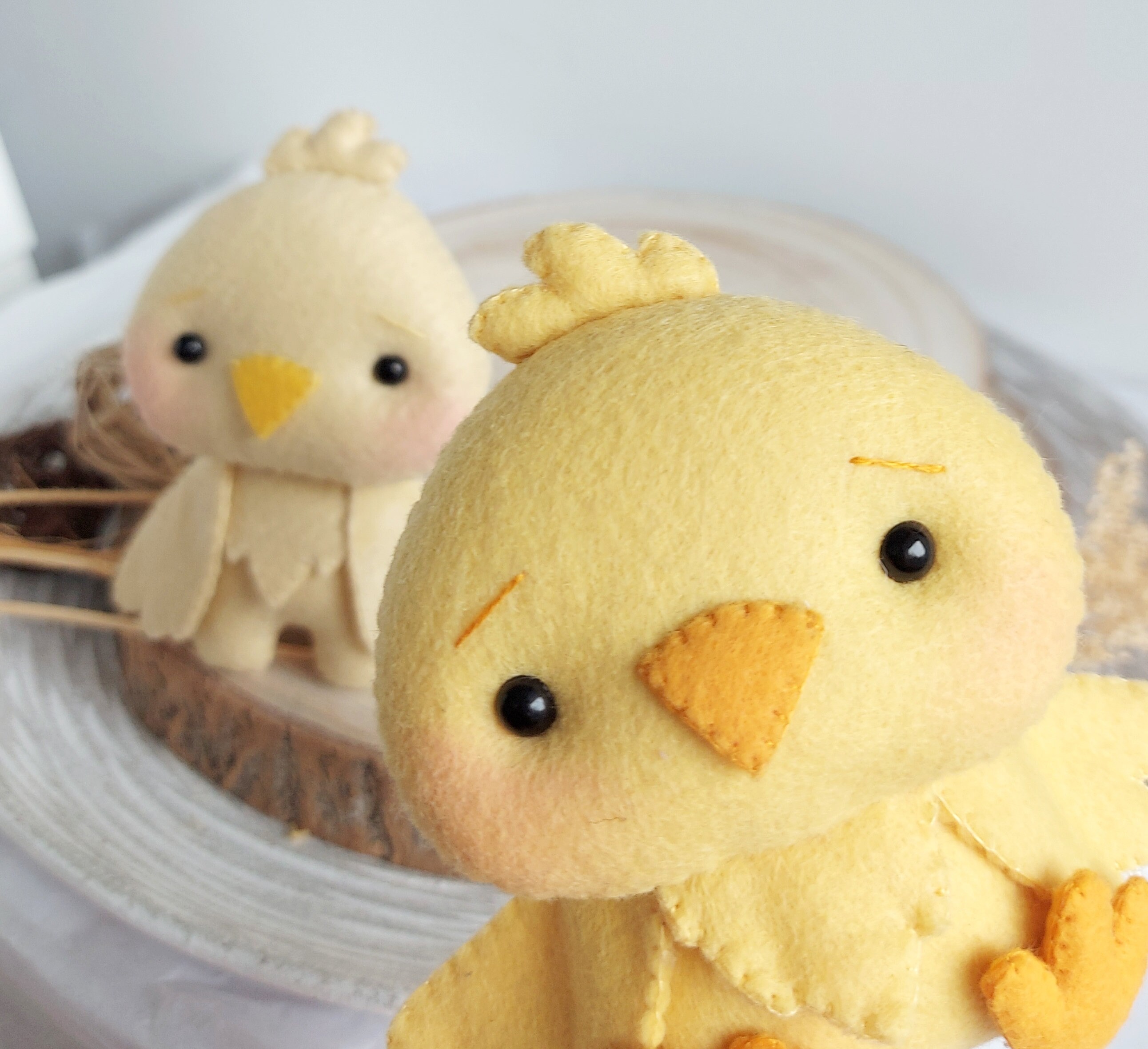 Felt Chicks PDF Pattern pdf Sewing Pattern, Woodland Animals, Digital ...