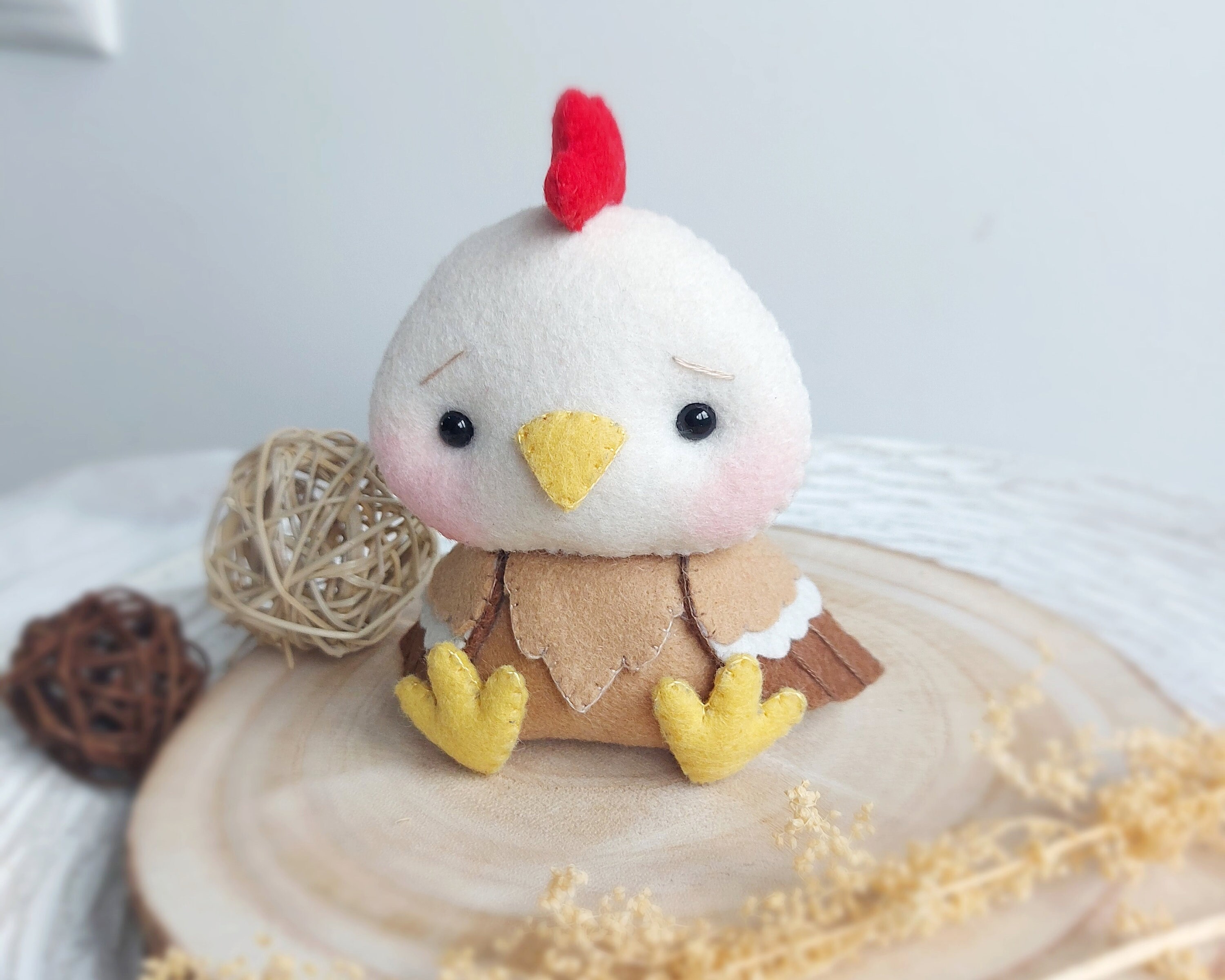 Felt Hens PDF Pattern pdf Sewing Pattern, Woodland Animals, Digital ...