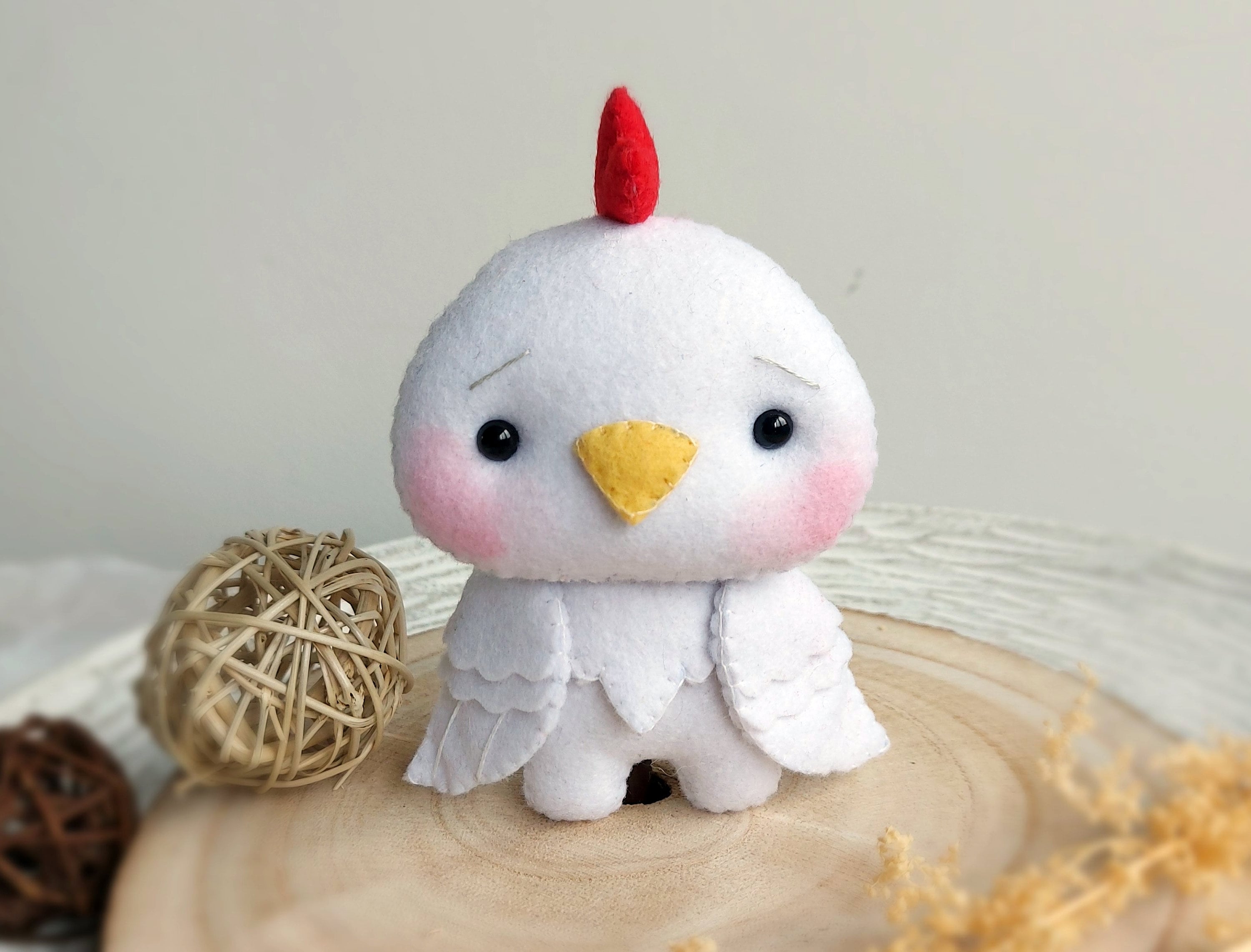 Felt Hens PDF Pattern pdf Sewing Pattern, Woodland Animals, Digital ...
