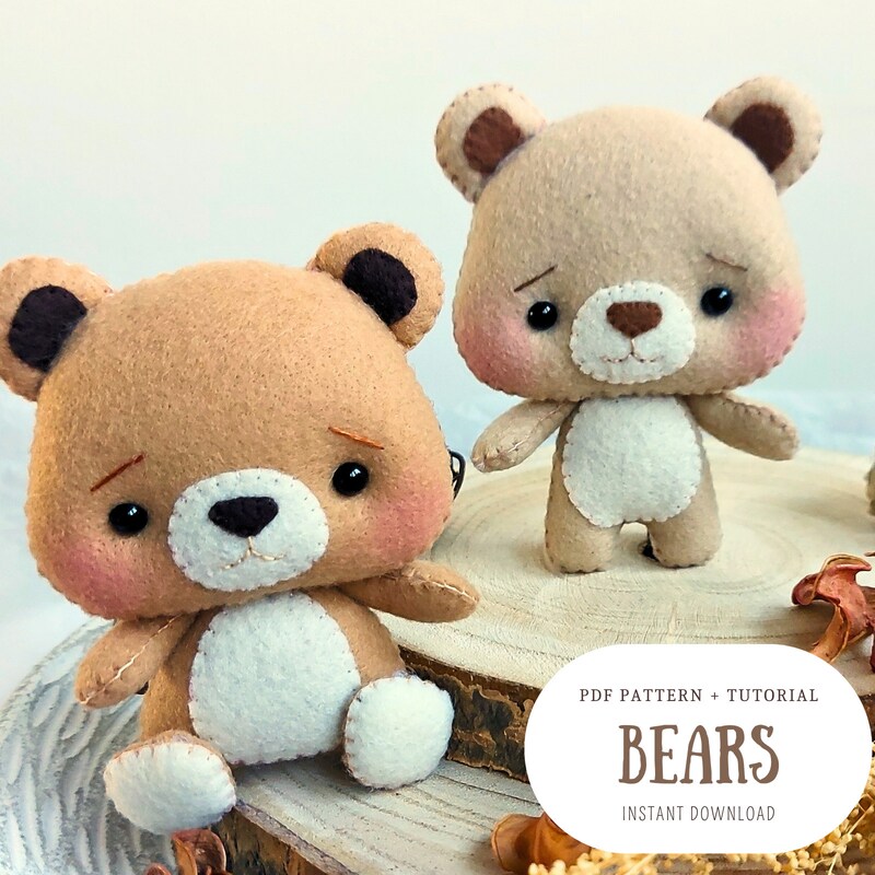 Felt Bear Ornament - Etsy