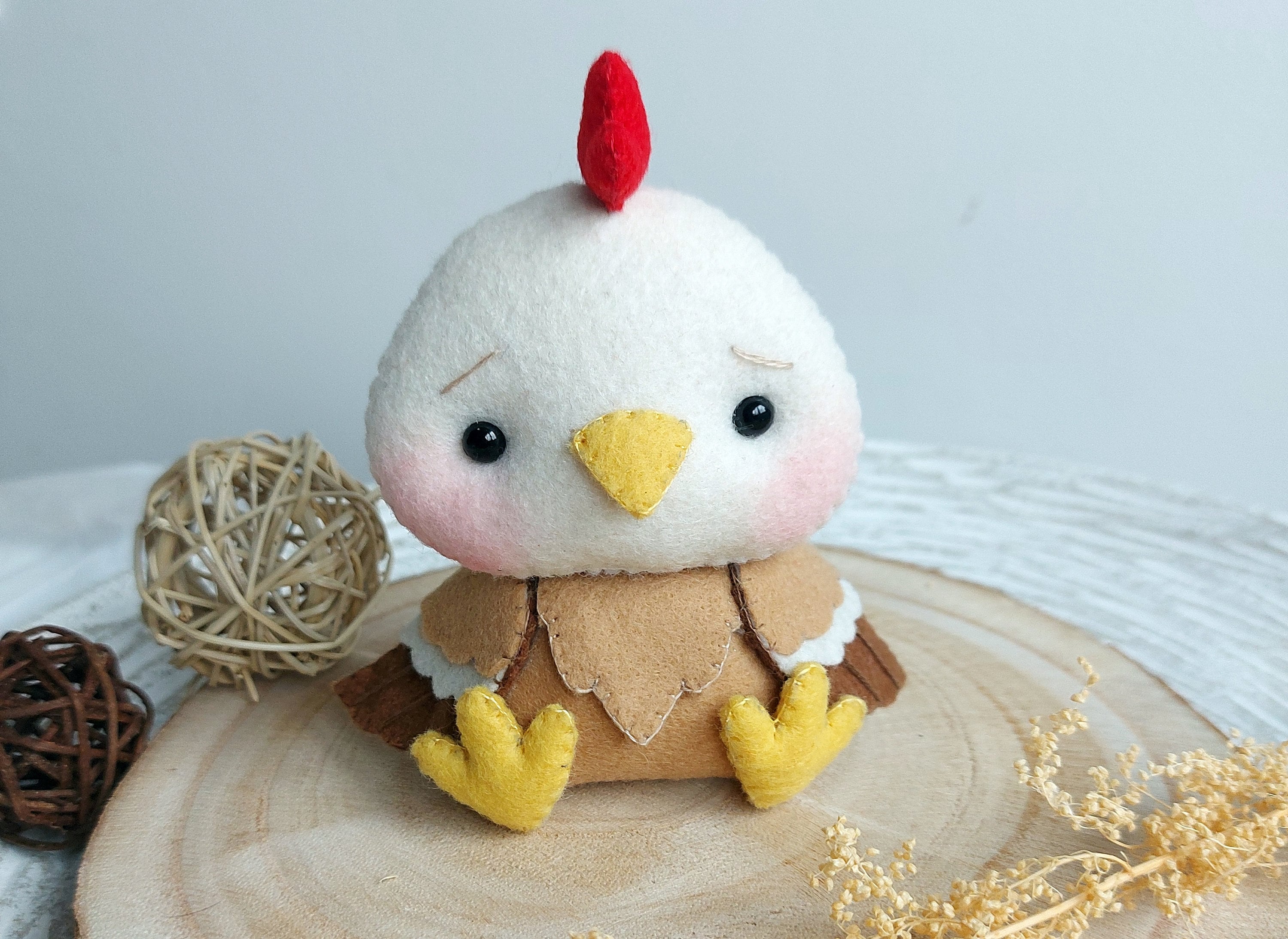 Felt Hens PDF Pattern pdf Sewing Pattern, Woodland Animals, Digital ...