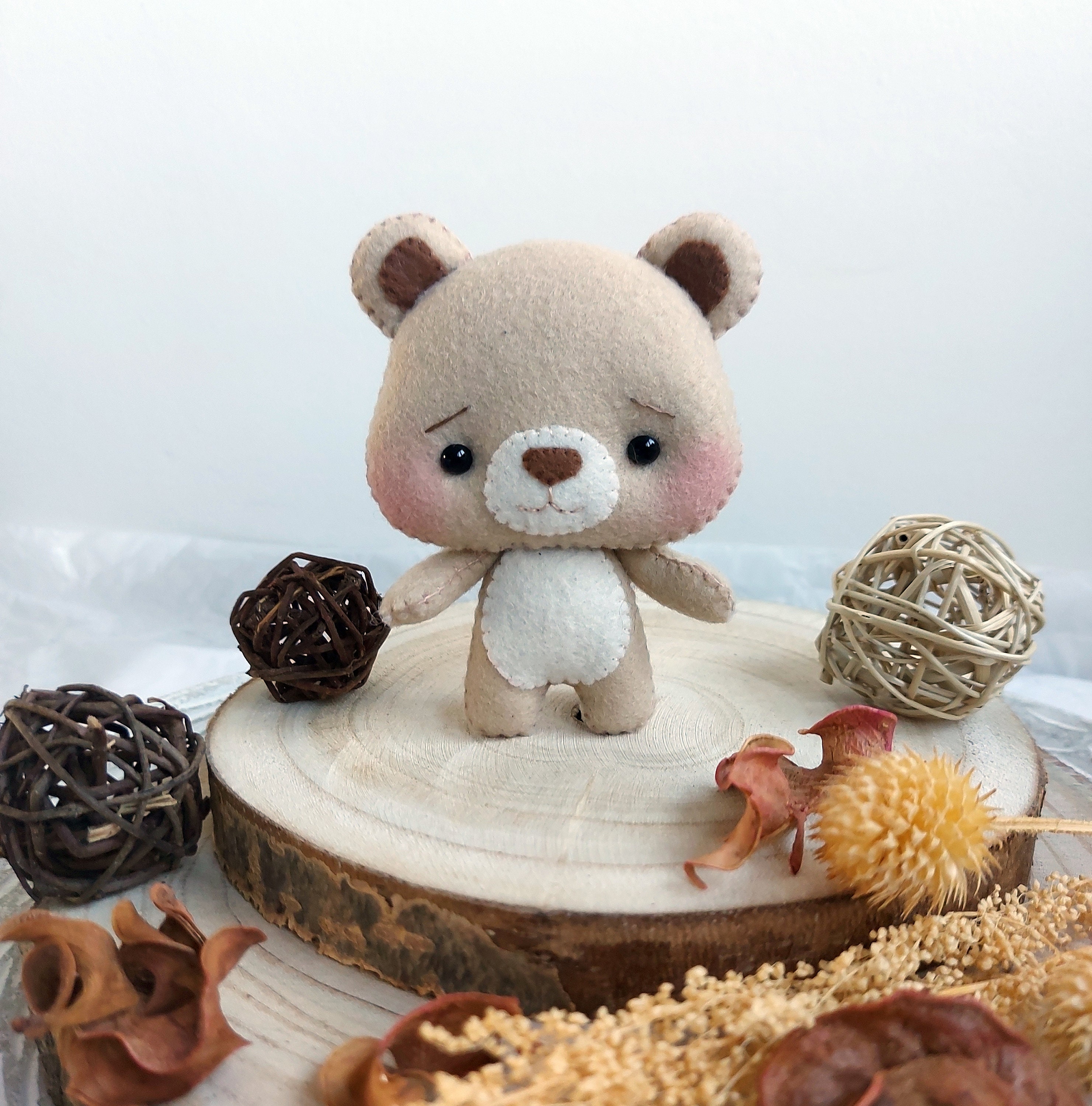 Felt Bears PDF Pattern pdf Sewing Pattern, Woodland Animals, Digital Downloads Pattern ...