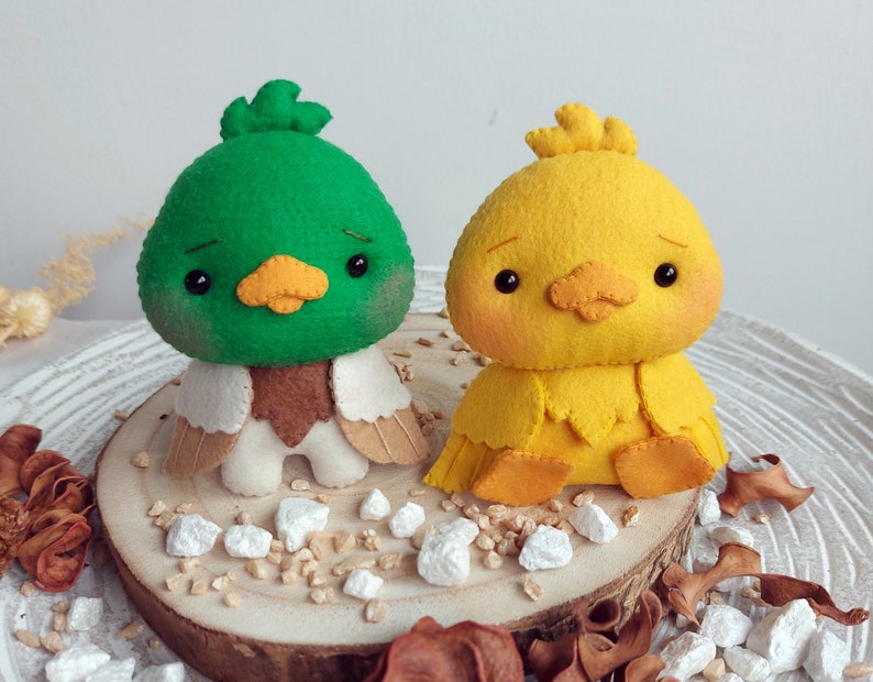 Felt Ducks PDF Pattern pdf Sewing Pattern, Woodland Animals, Digital ...