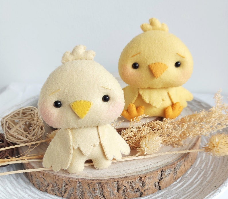 Felt Chicks PDF Pattern pdf Sewing Pattern, Woodland Animals, Digital ...