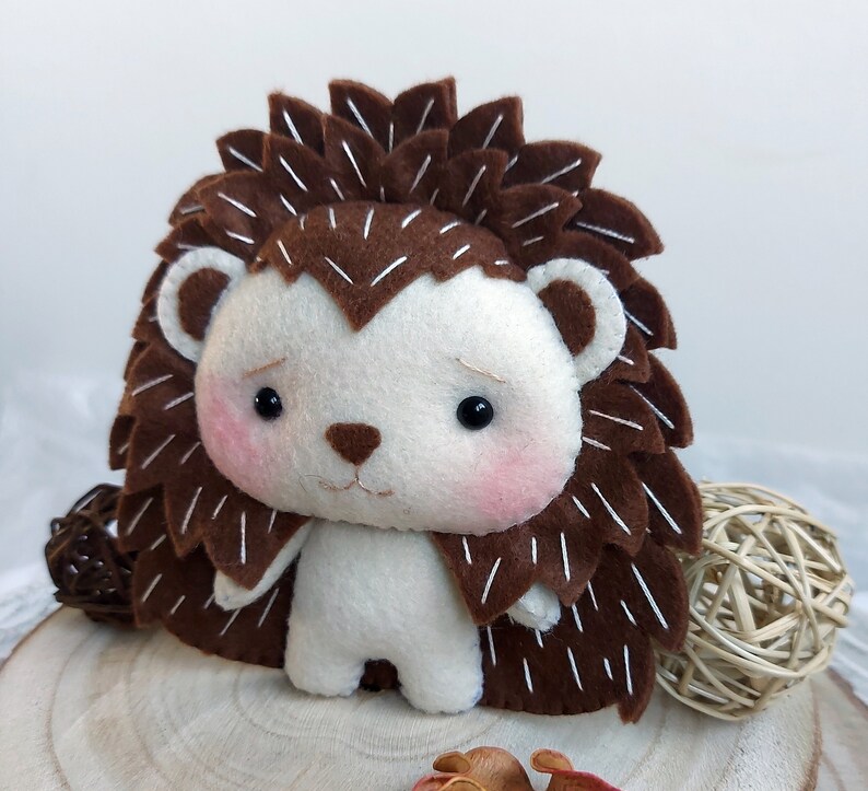 Felt Hedgehogs PDF Pattern pdf sewing pattern, woodland animals ...