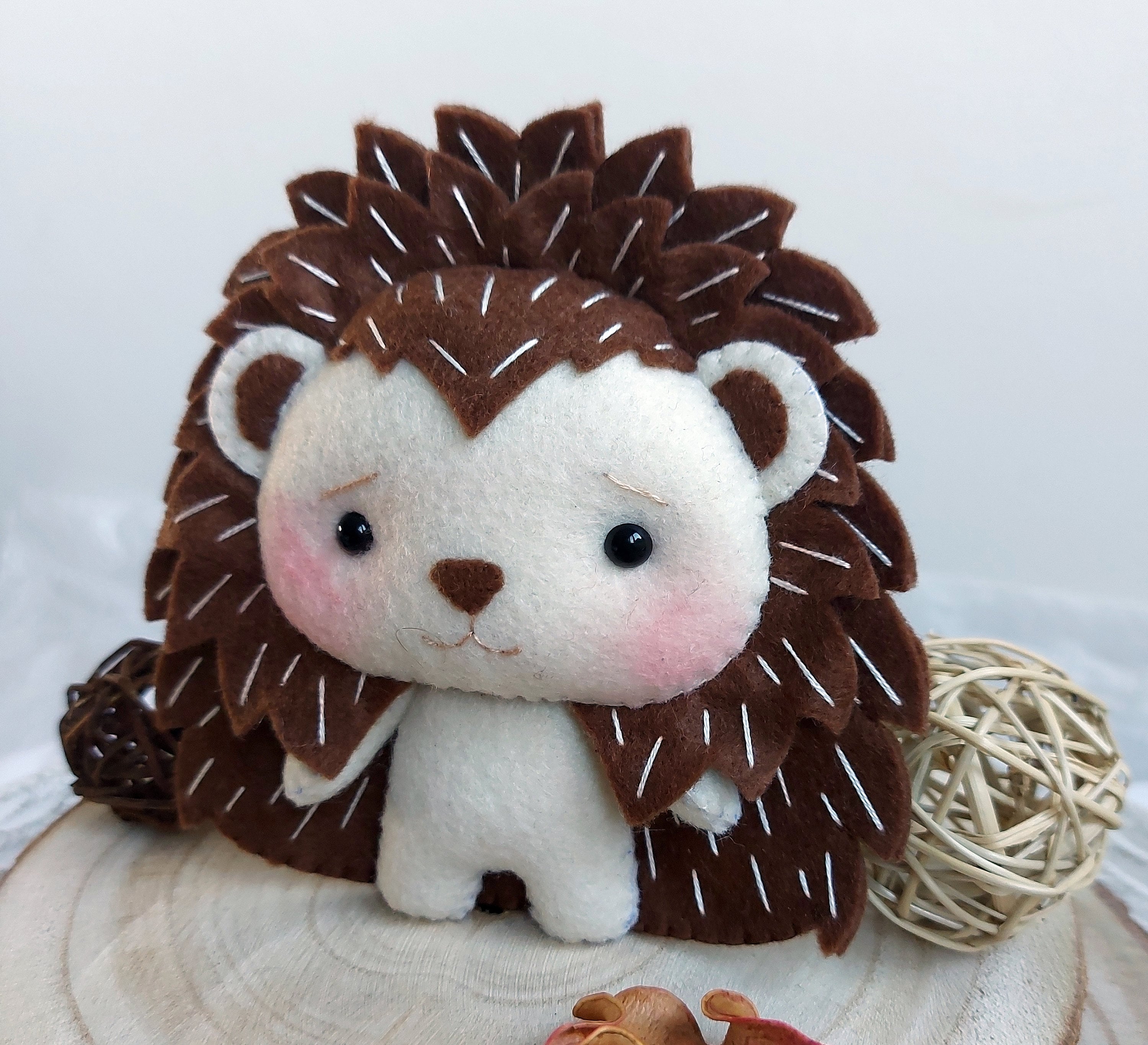 Felt Hedgehogs PDF Pattern pdf sewing pattern, woodland animals ...