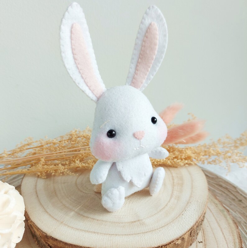 Felt Bunnies PDF Pattern pdf Sewing Pattern, Woodland Animals, Digital ...