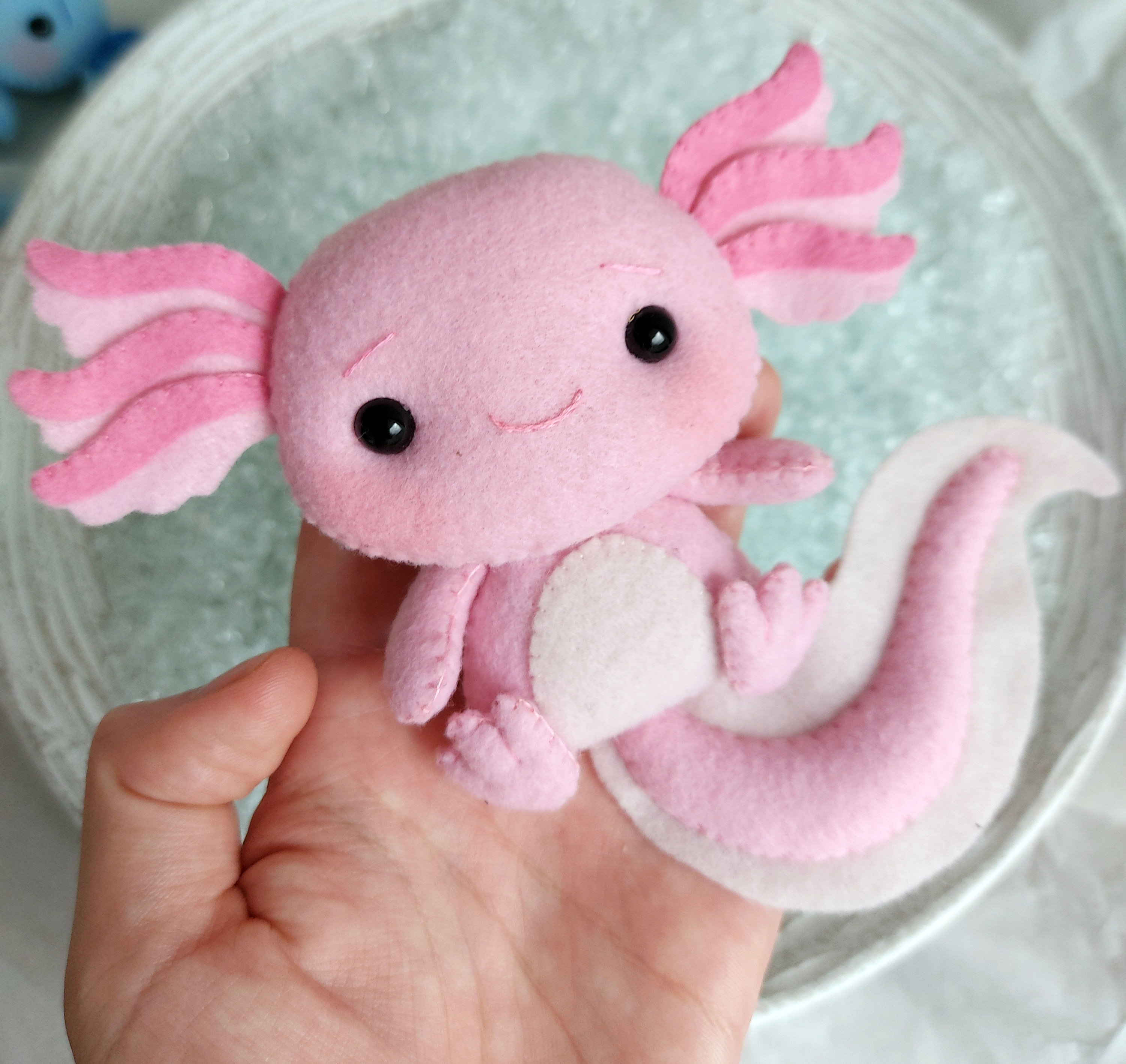 Felt Axolotl PDF Pattern pdf Sewing Pattern, Woodland Animals, Digital ...