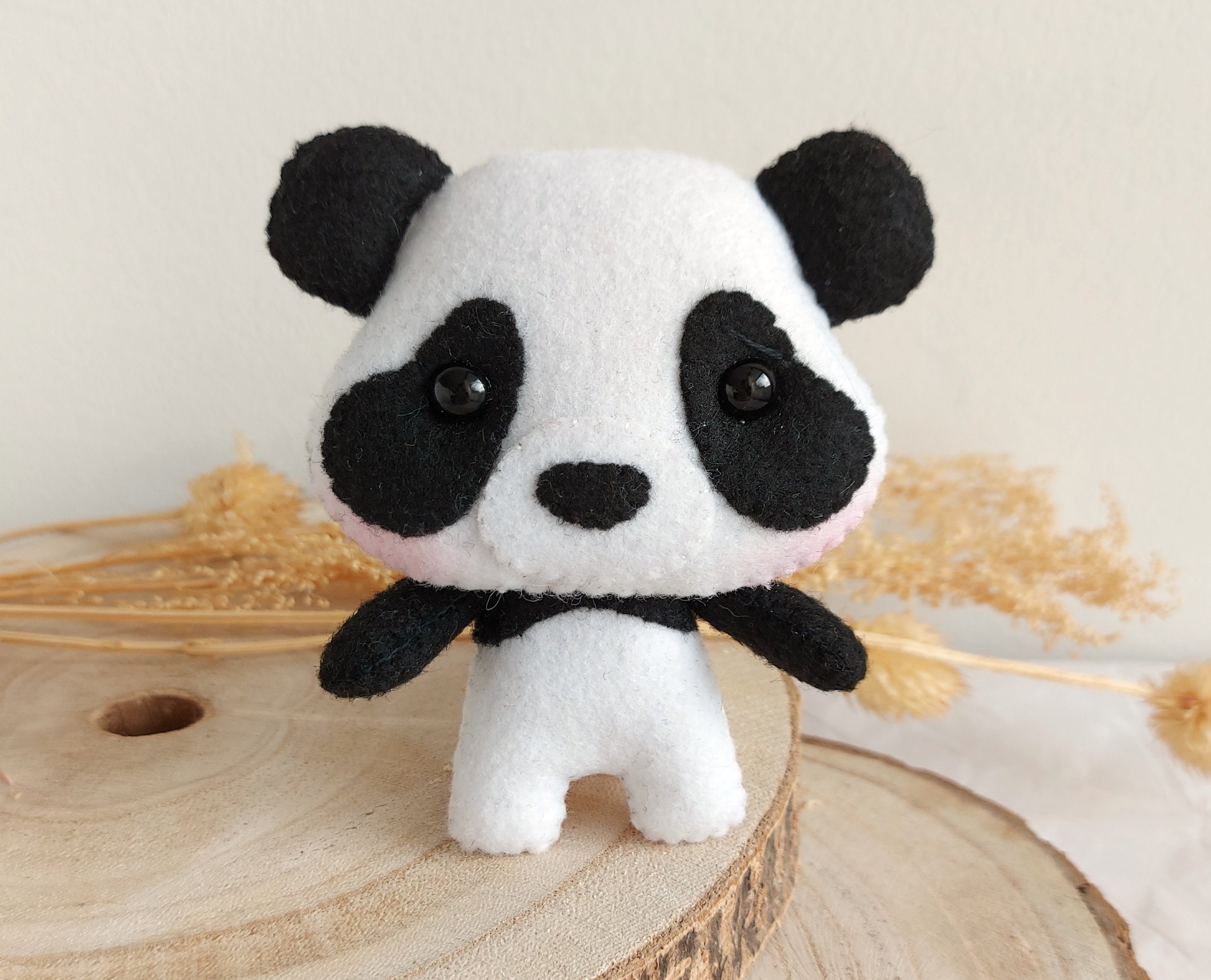Felt Pandas PDF Pattern pdf Sewing Pattern, Woodland Animals, Digital ...