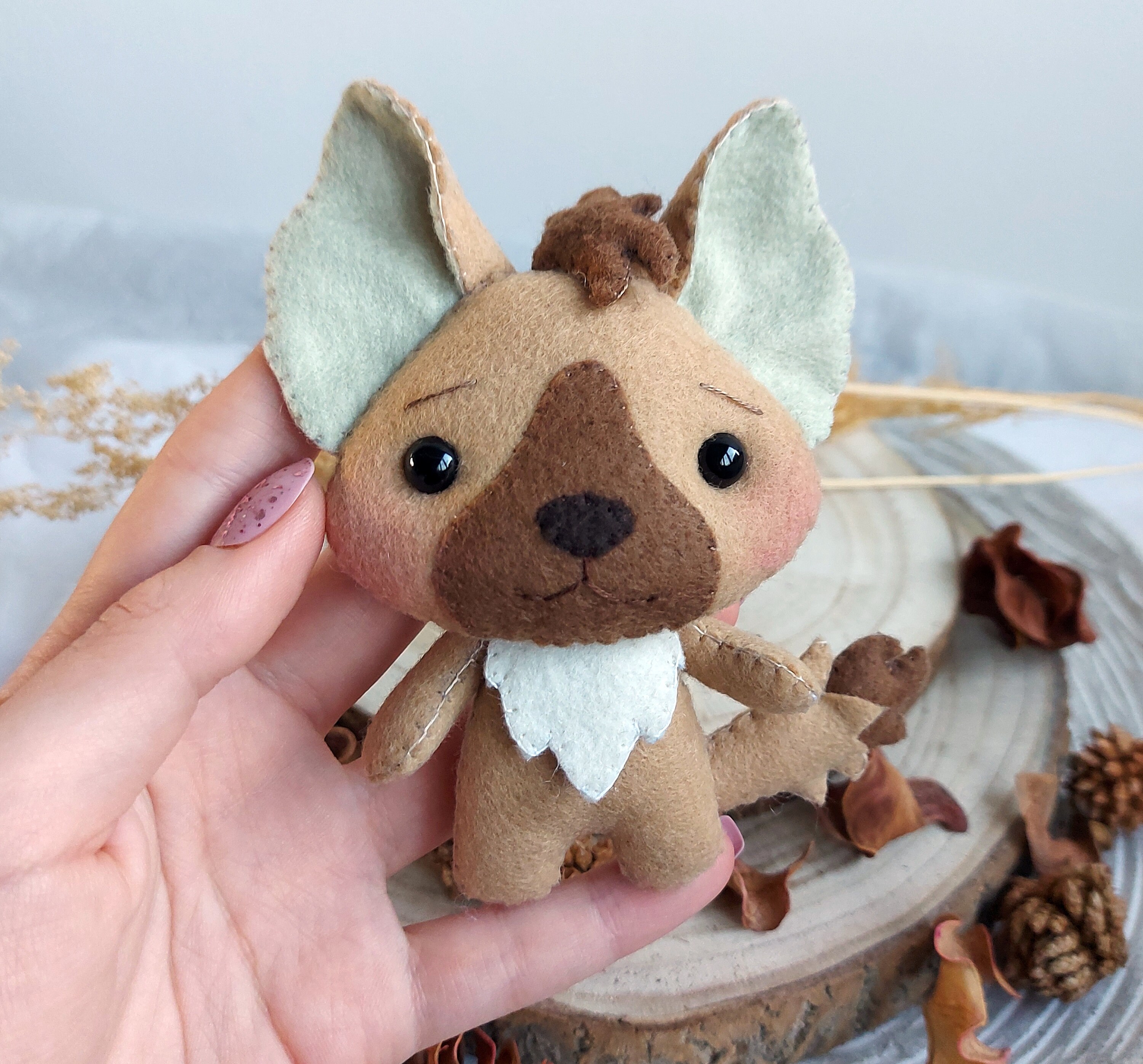 Felt Hyenas PDF Pattern pdf Sewing Pattern, Woodland Animals, Digital ...