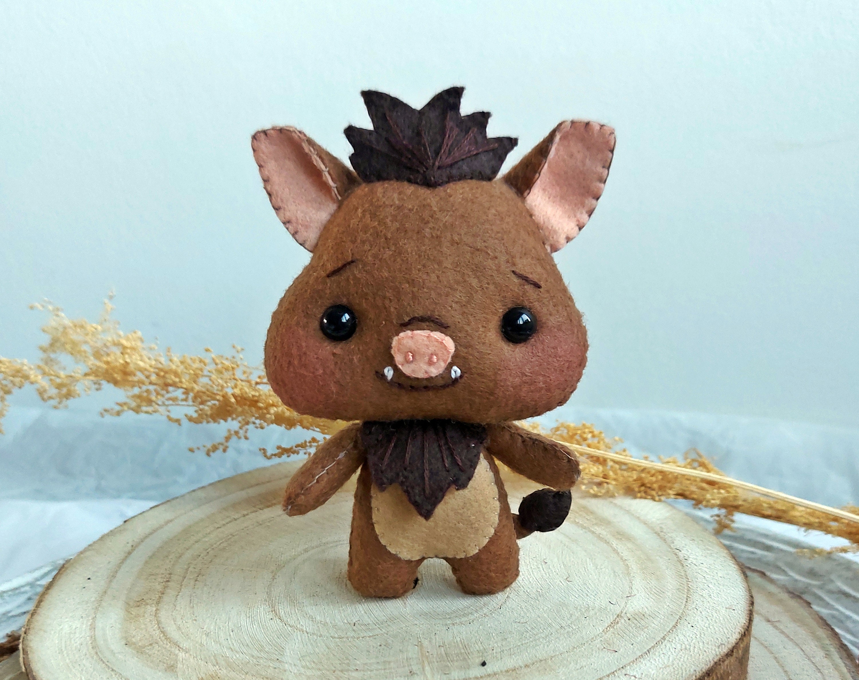 Felt Boars PDF Pattern pdf Sewing Pattern, Woodland Animals, Digital ...