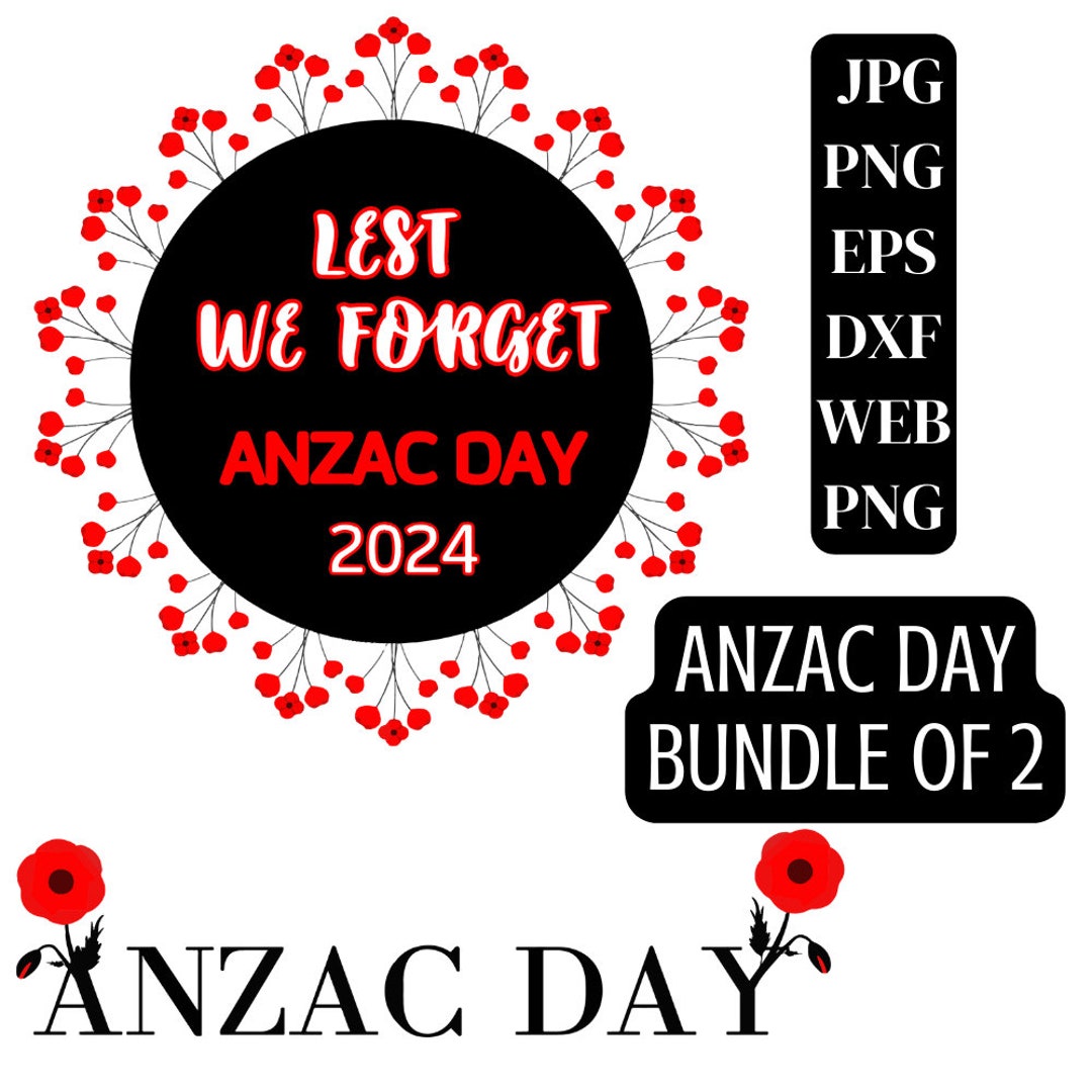 Anzac Svg Bundleanzac Day Svganzac Svganzac Day Bundle Svganzac Day Svg ...