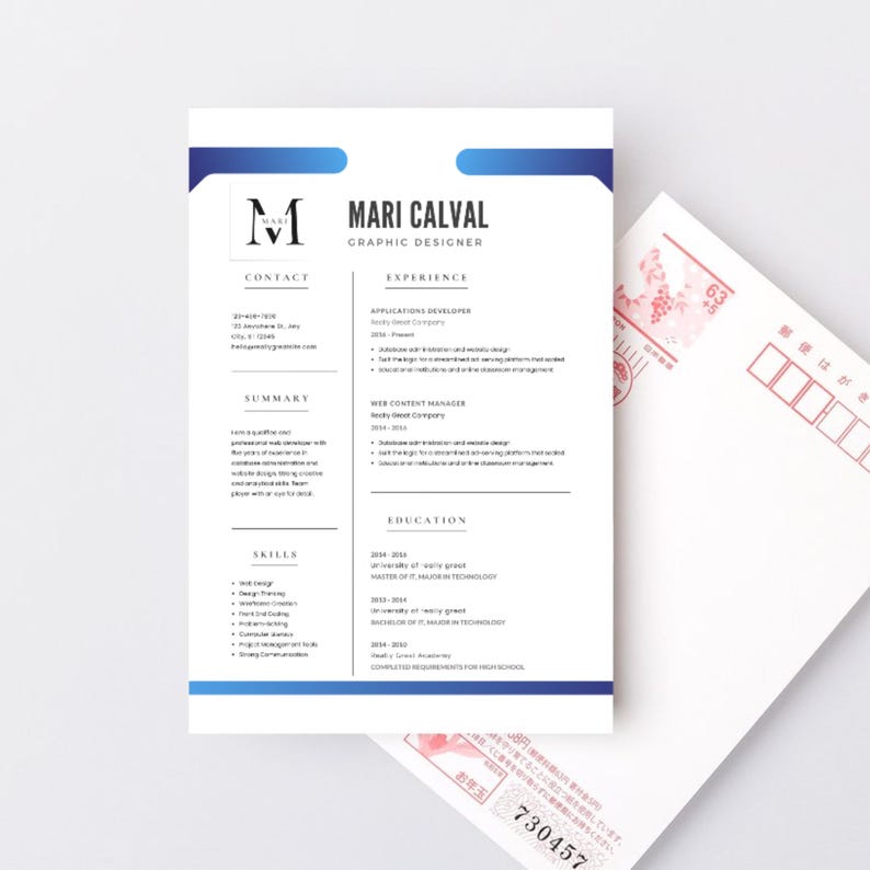 Editable and Customizable Curriculum Vitae Template | Professional CV ...