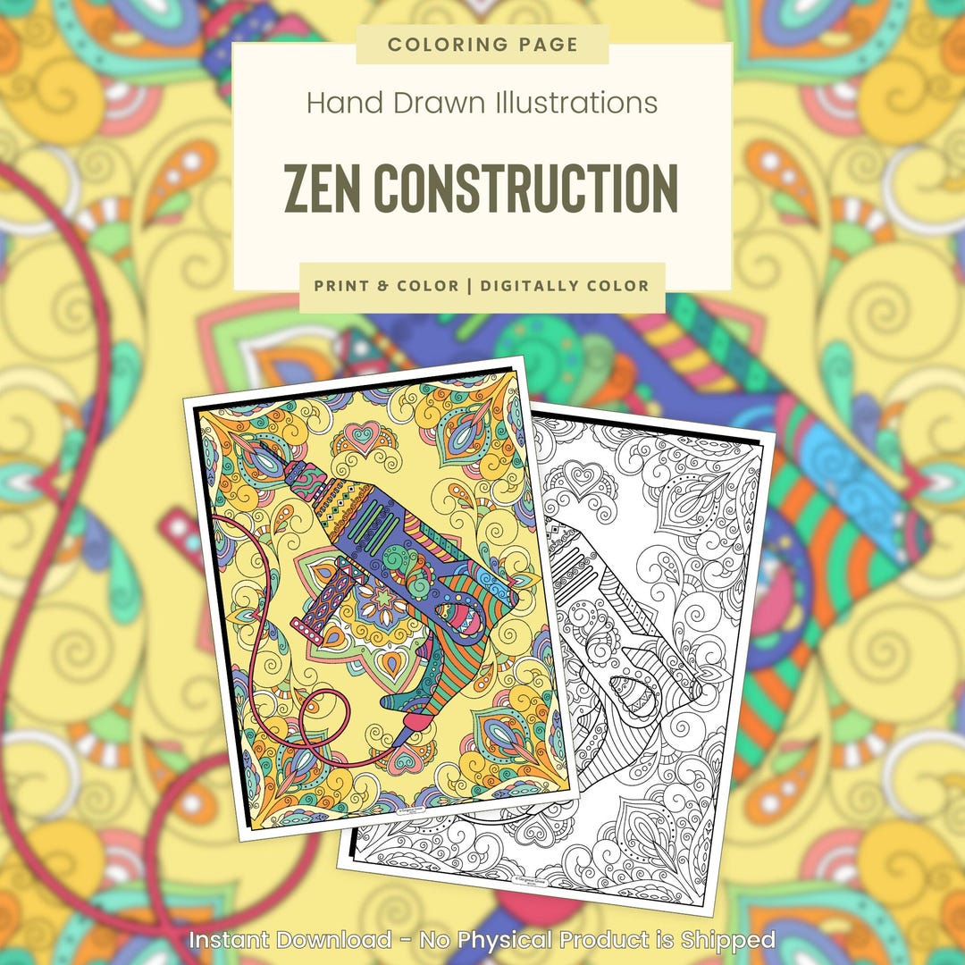 Screw Gun, Printable Coloring Pages for Adults and Kids, Activity ...