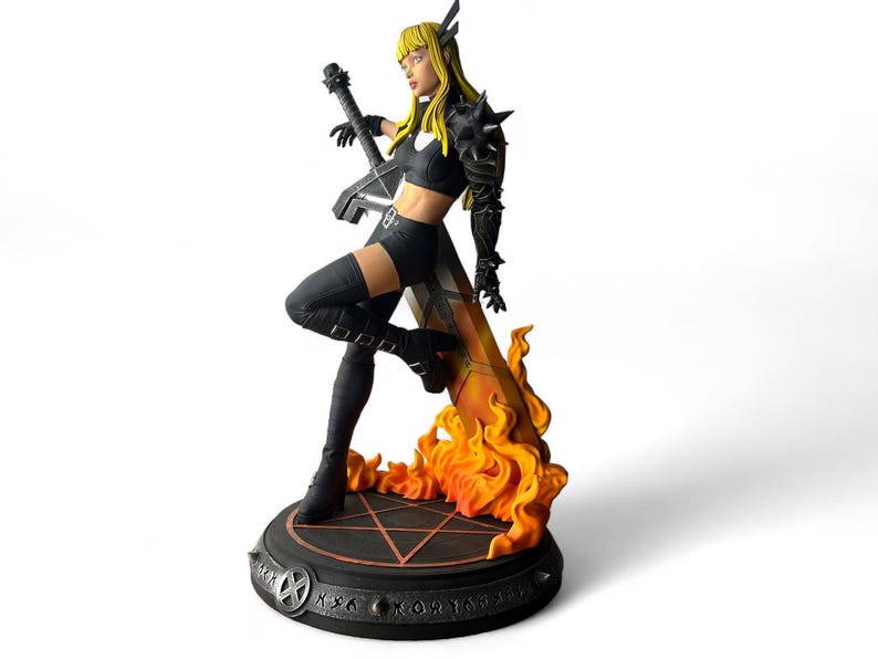 Magik Marvel Comics 3D Printed Hand-painted Collectible Statue - Etsy