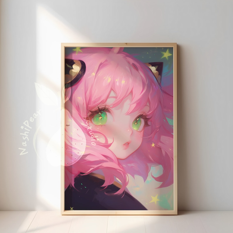 Anya & Bond | Anya Fanart Illustration | Spy Anime Aesthetic Poster Set ...