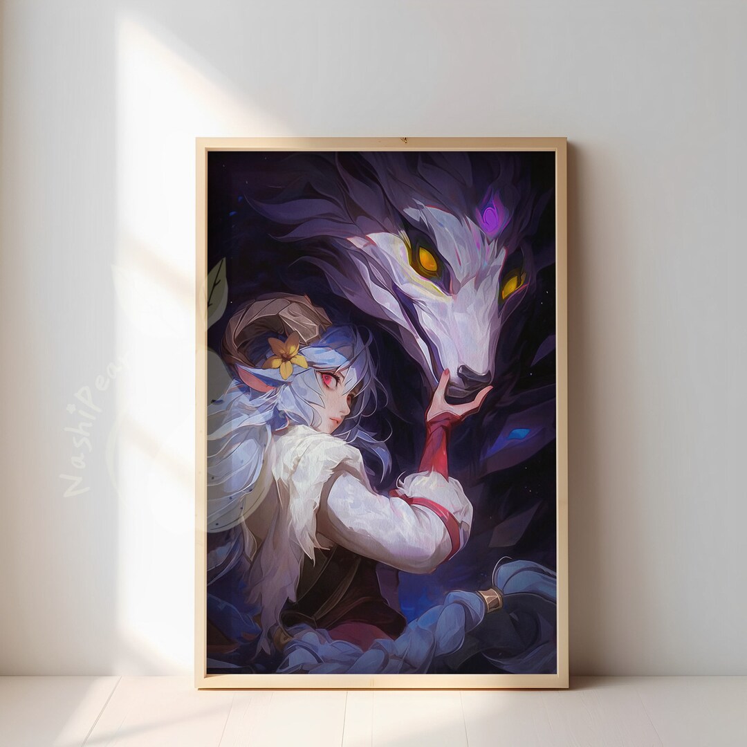 Spirit Blossom Kindred | Premium Textured Watercolor Poster | LOL ...