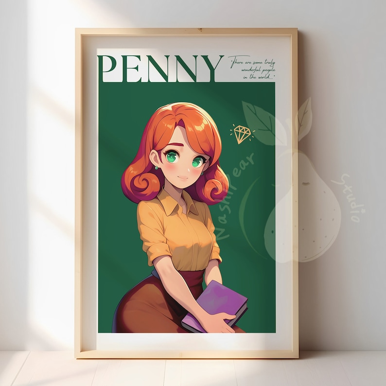 Penny Stardew Valley Poster | Stardew Fanart | Video Game Inspired ...