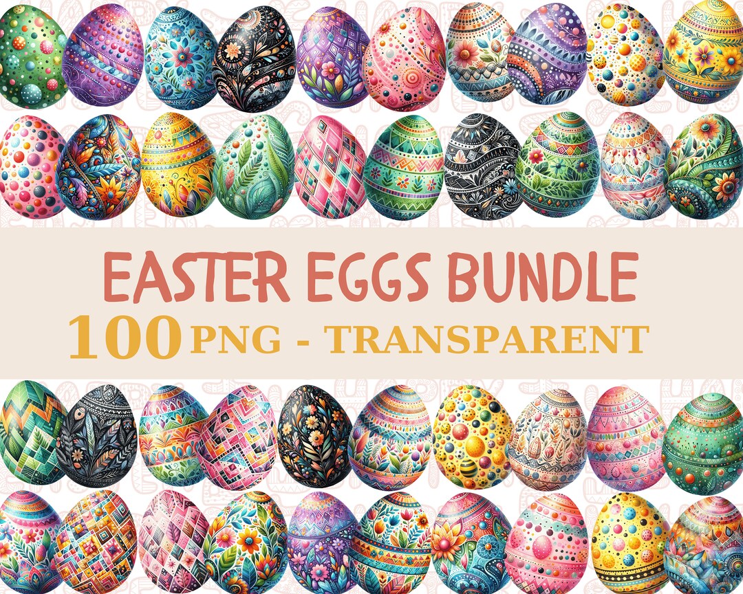 Watercolor Easter Eggs, Easter Clipart, Easter Eggs Png, Easter Egg ...