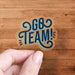 Motivational Team Spirit Sticker Go Team Sticker Cheerleading Sticker ...