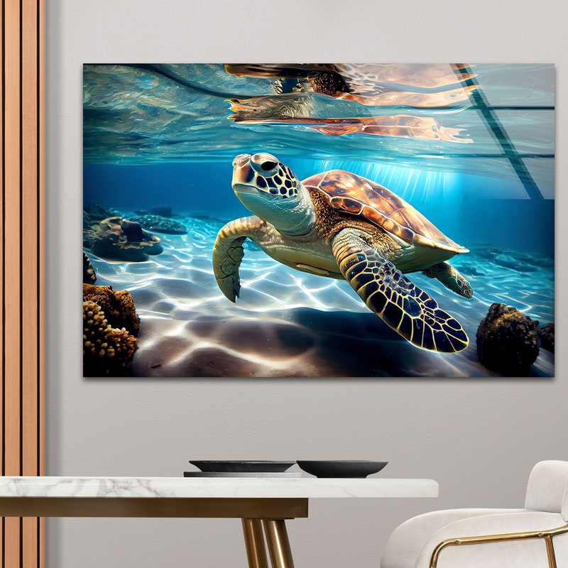 Turtle Wall Art - Etsy