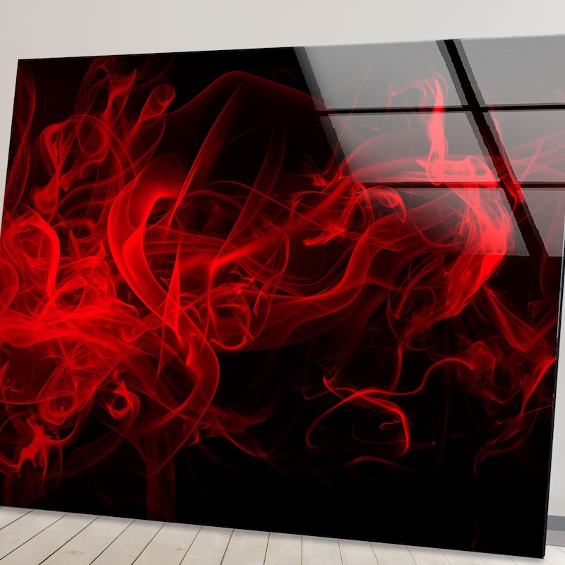 Red Wall Decor - Etsy