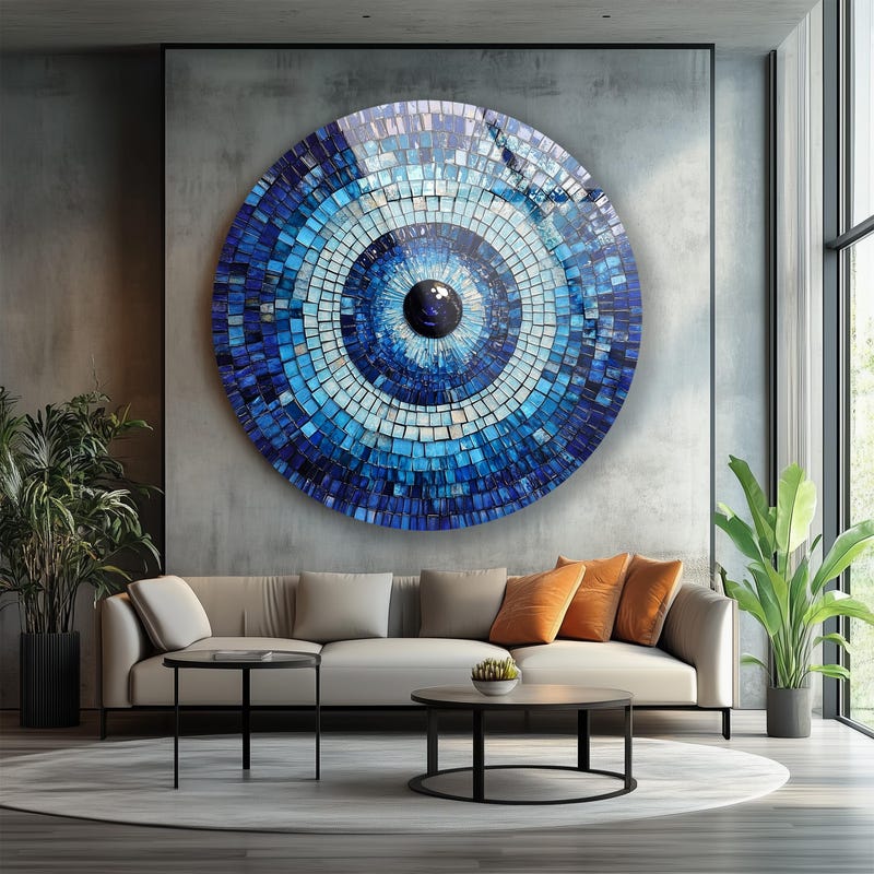 Evil Eye Wall Piece - Etsy