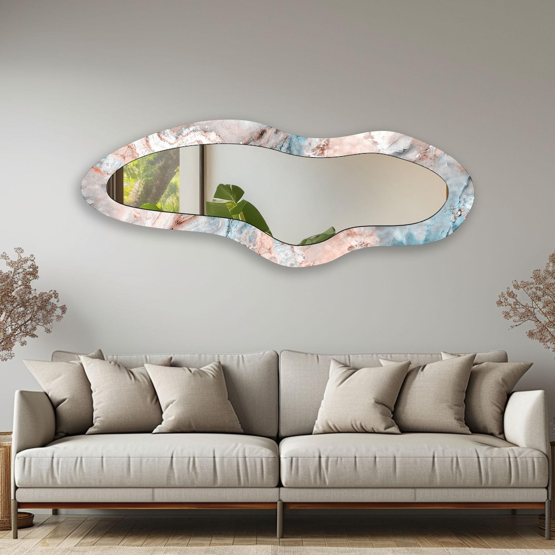 Tempered Glass Mirror Large Wall Mirror for Bathroom-long Wall Mirror ...